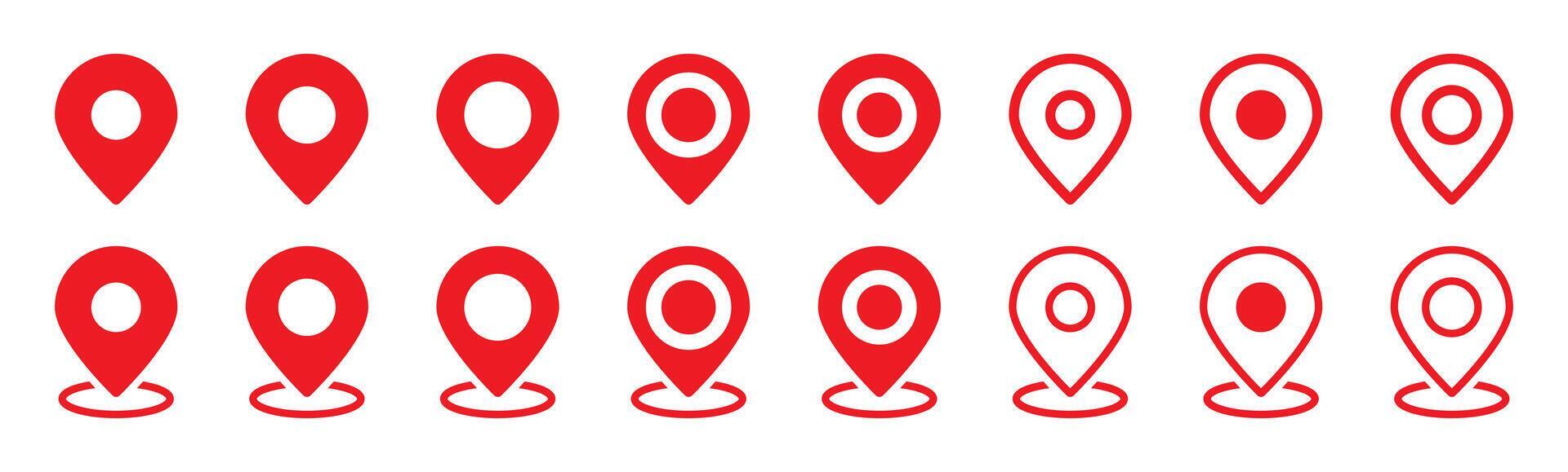 Location Icon Red Vector Art, Icons, and Graphics for Free Download