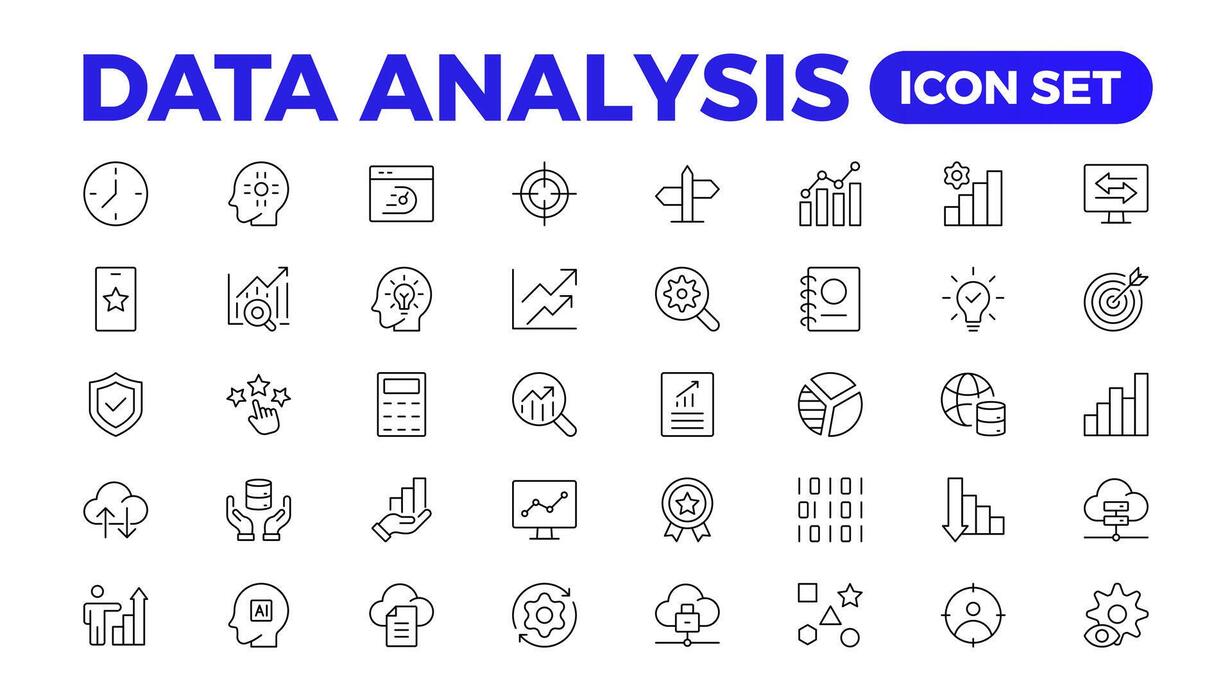 Data Analysis Logo Vector Art, Icons, and Graphics for Free Download