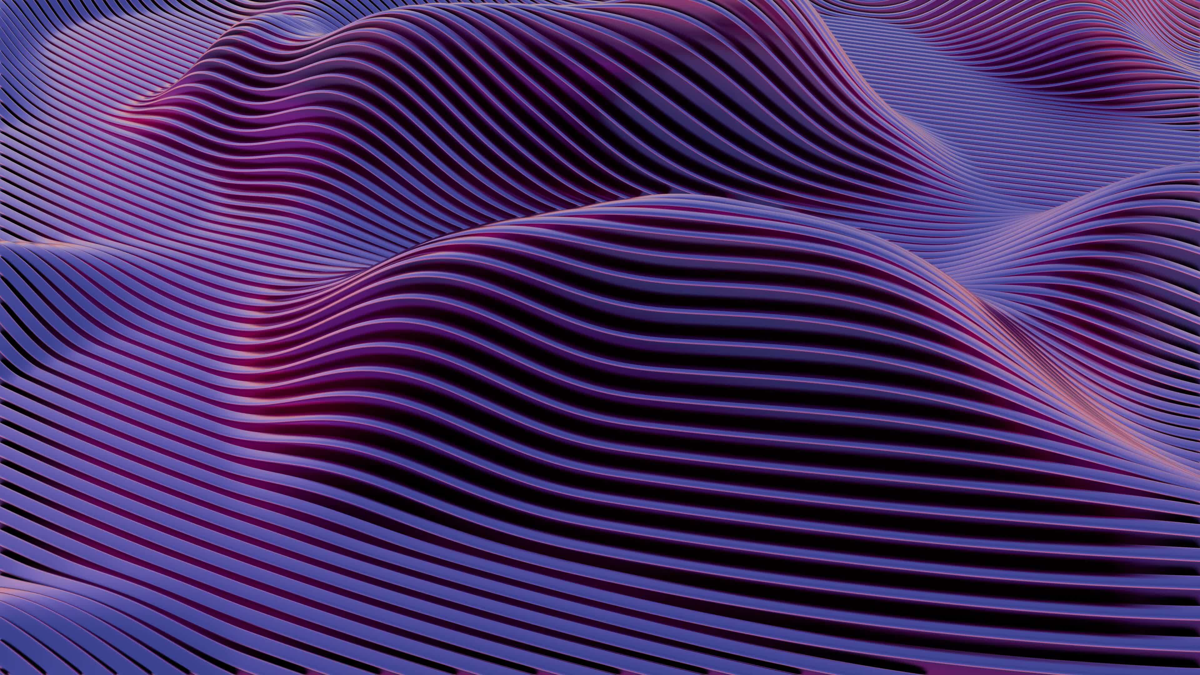 a 3d rendering of a wave pattern 43535527 Stock Video at Vecteezy