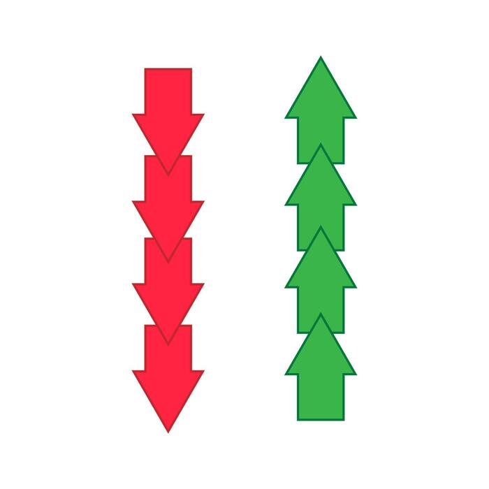 Up And Down Graph Vector Art, Icons, and Graphics for Free Download