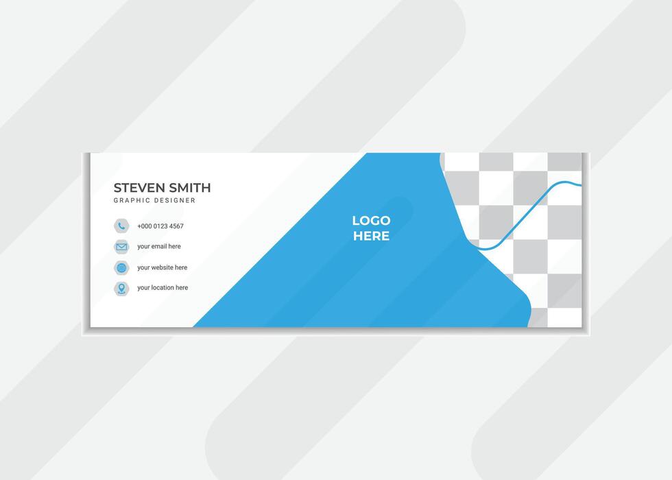 Email Signature Mockup Vector Art, Icons, and Graphics for Free Download