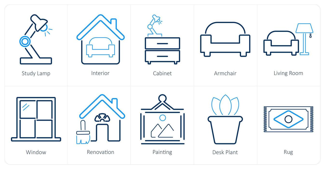Interior Design Icons Vector Art, Icons, and Graphics for Free Download