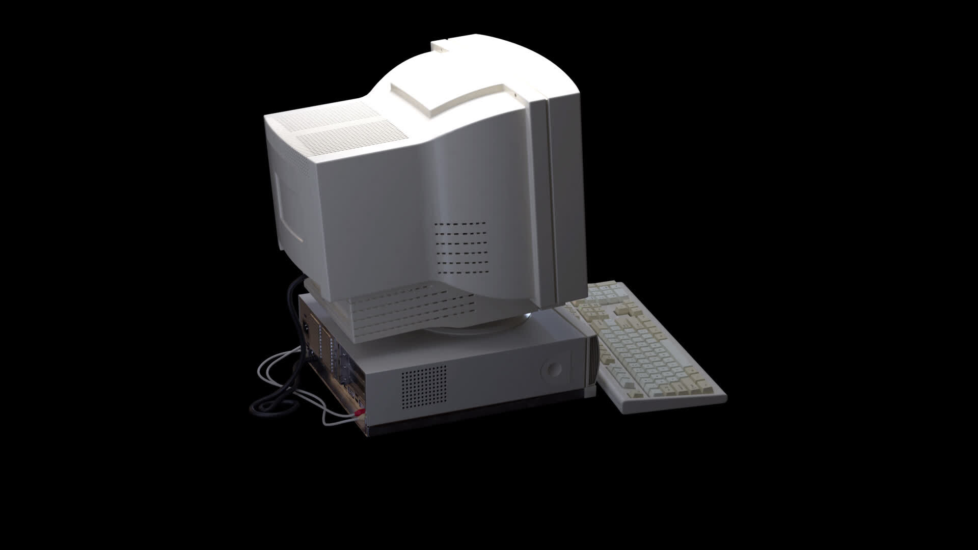 Spinning Computer Stock Video Footage for Free Download