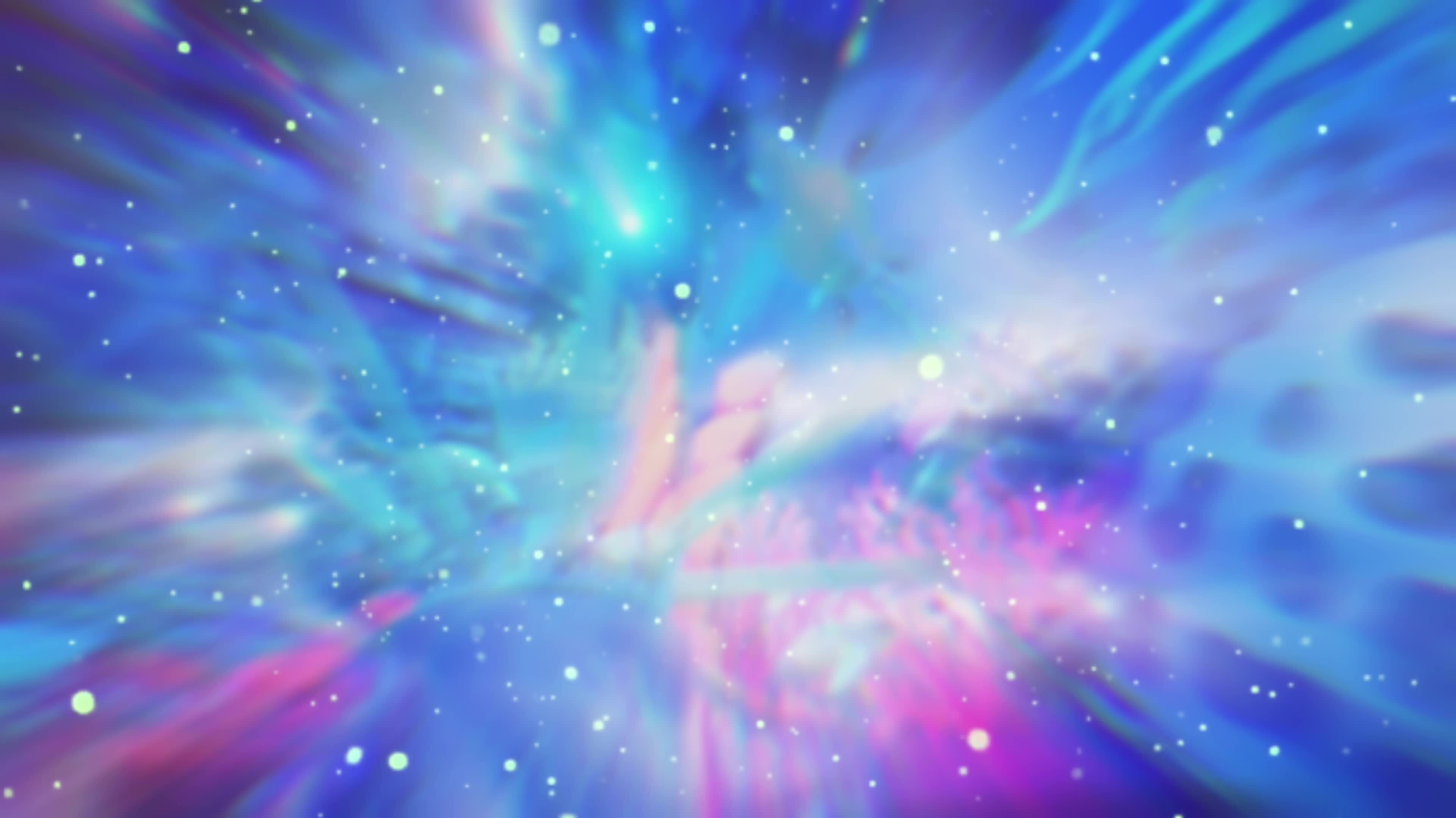 4K abstract de-focused Blue Purple Light Leak gradient background loop ...