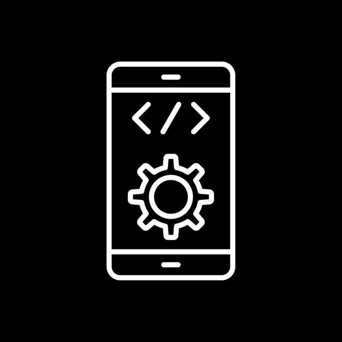 Mobile App Development Icon Vector Art, Icons, and Graphics for Free ...