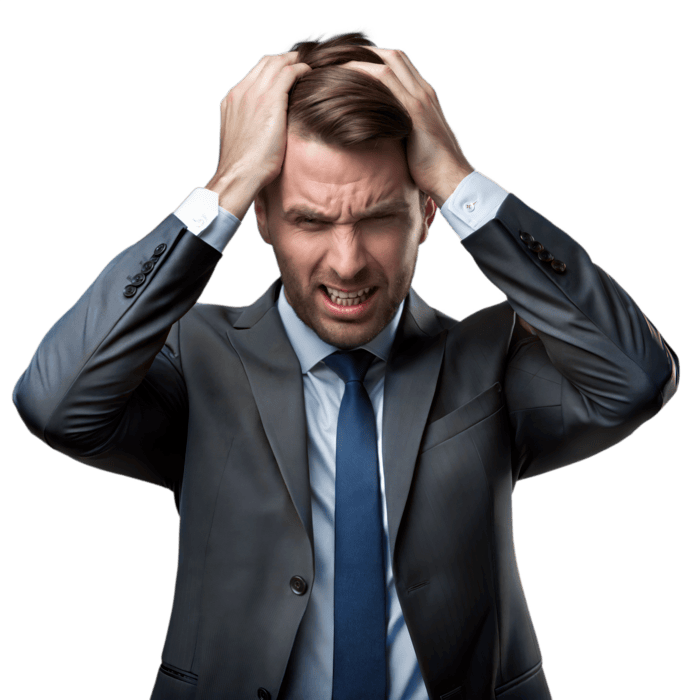 Frustrated Employee PNGs for Free Download