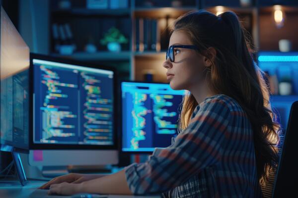 Girl Developer Stock Photos, Images and Backgrounds for Free Download