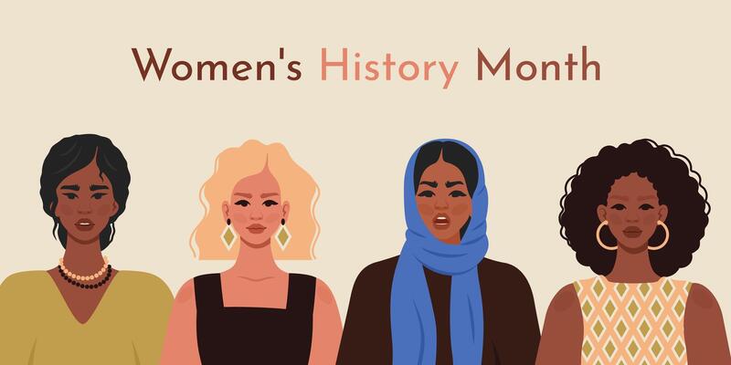 National Womens History Month Vector Art Icons And Graphics For Free