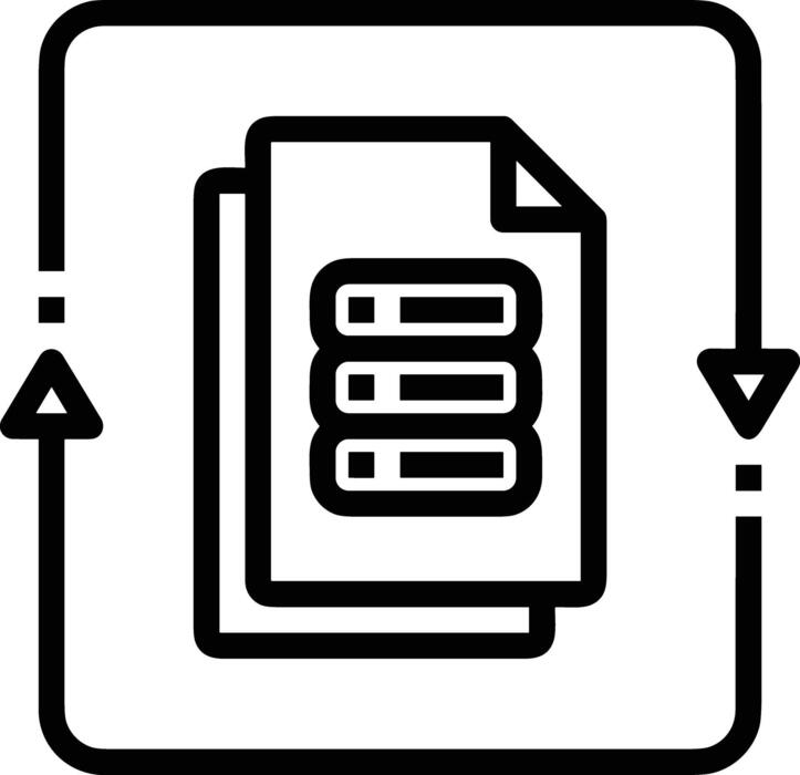 Data Migration Icon Vector Art, Icons, and Graphics for Free Download