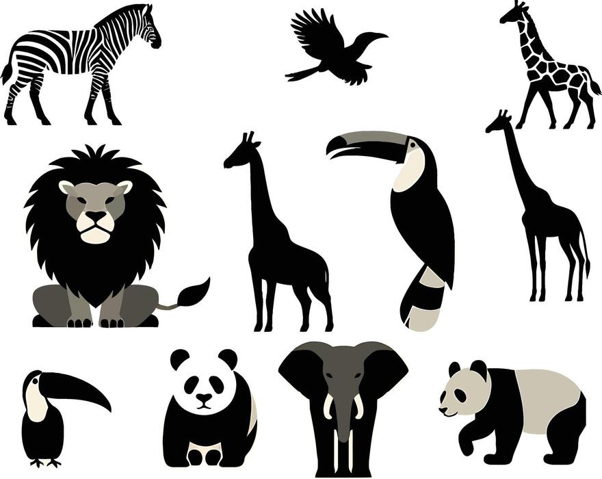 2d Animals Vector Art, Icons, and Graphics for Free Download