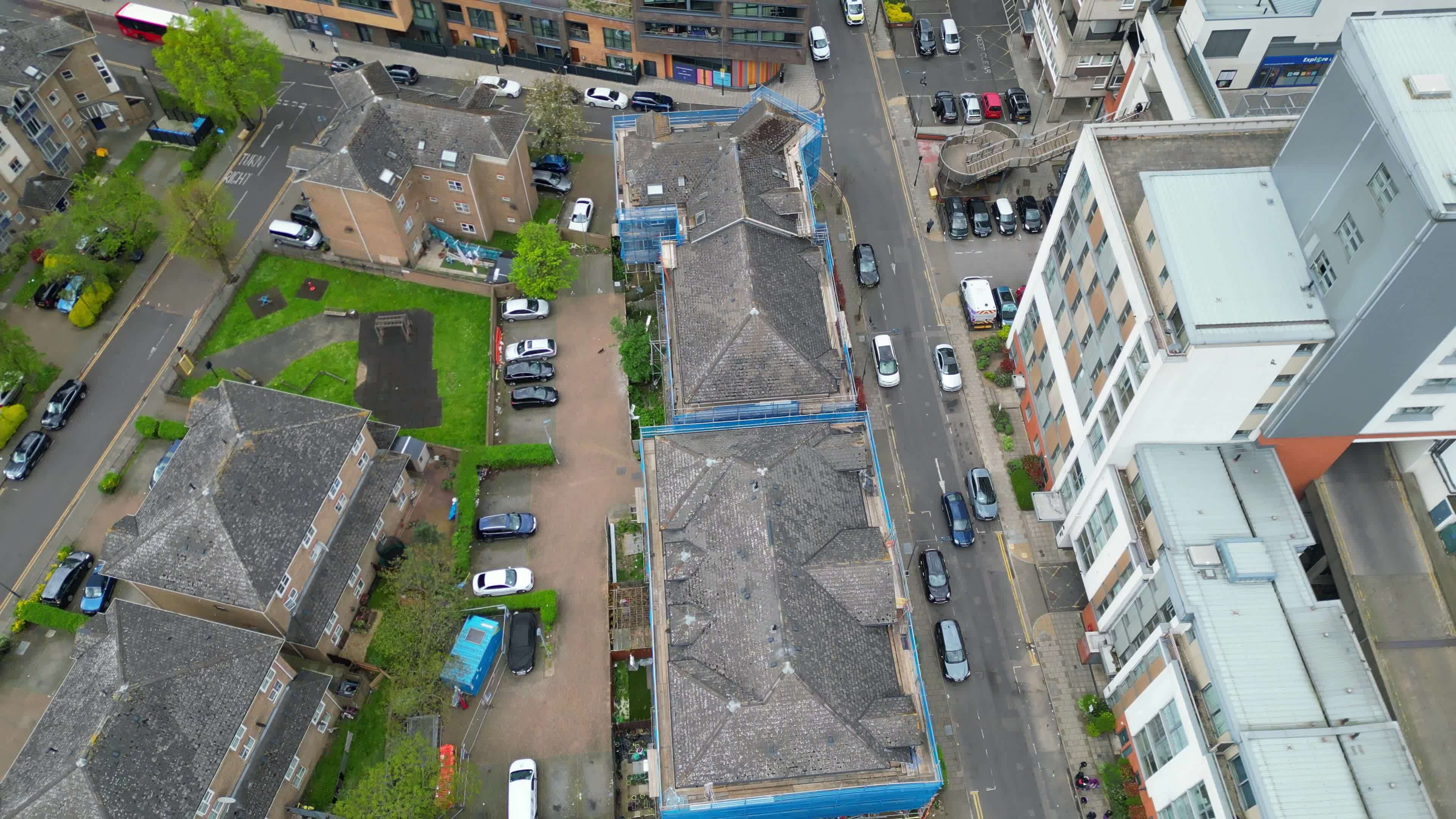 High Angle View of Central Wembley London City of England United ...