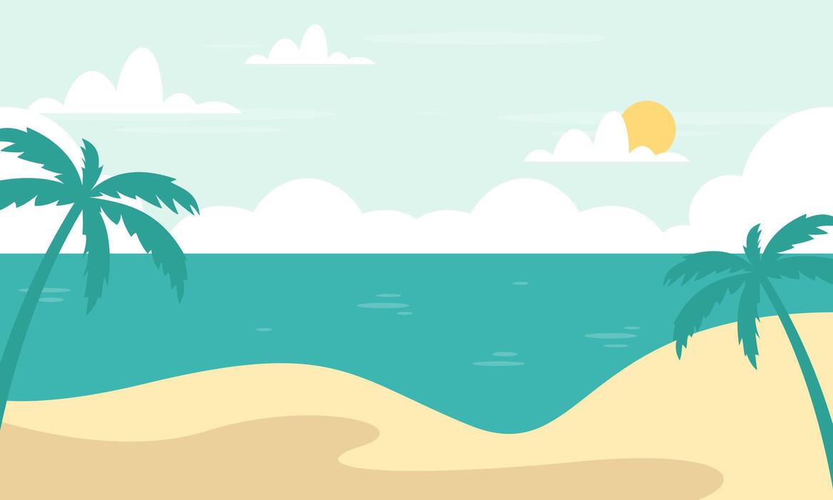 Page 4 | Beach Scene Vector Art, Icons, and Graphics for Free Download