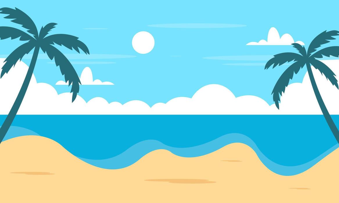 Page 5 | Beach Scene Vector Art, Icons, and Graphics for Free Download