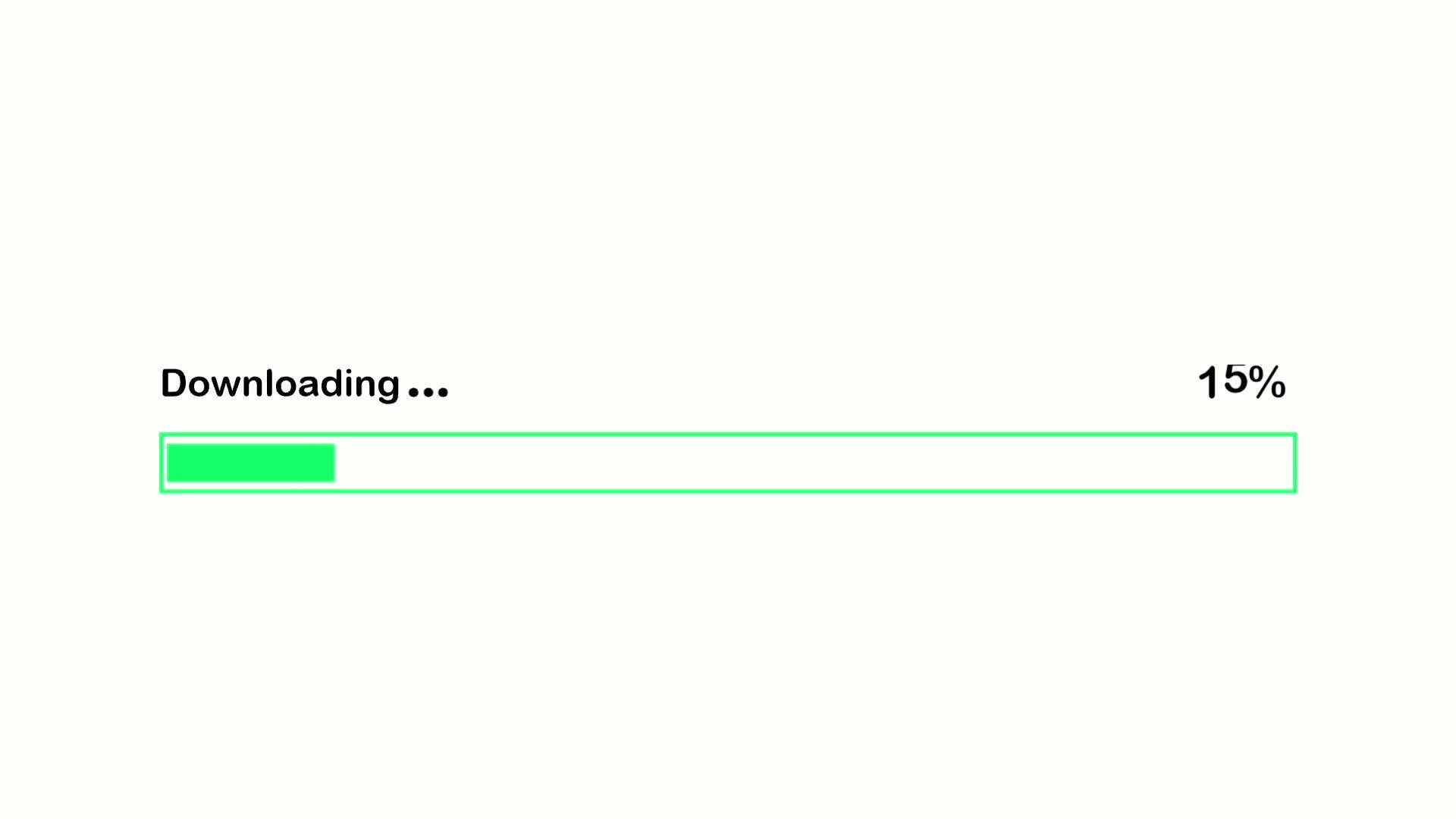 Downloading Progress Bar Animation White Screen 44175643 Stock Video at Vecteezy