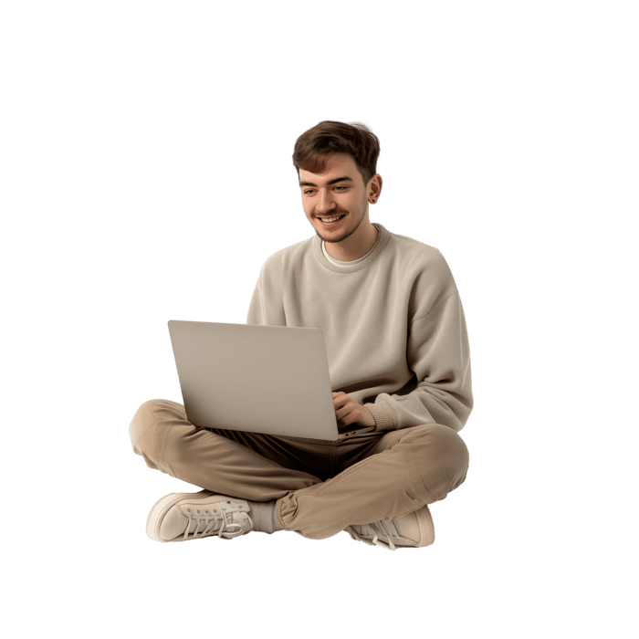 Man With Laptop PNGs for Free Download