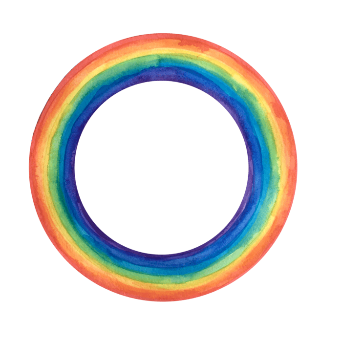 Rainbow Circle PNGs for Free Download
