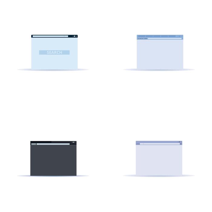 Browser Window Mockup Vector Art, Icons, and Graphics for Free Download