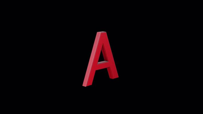 Alphabet Animation Stock Video Footage for Free Download