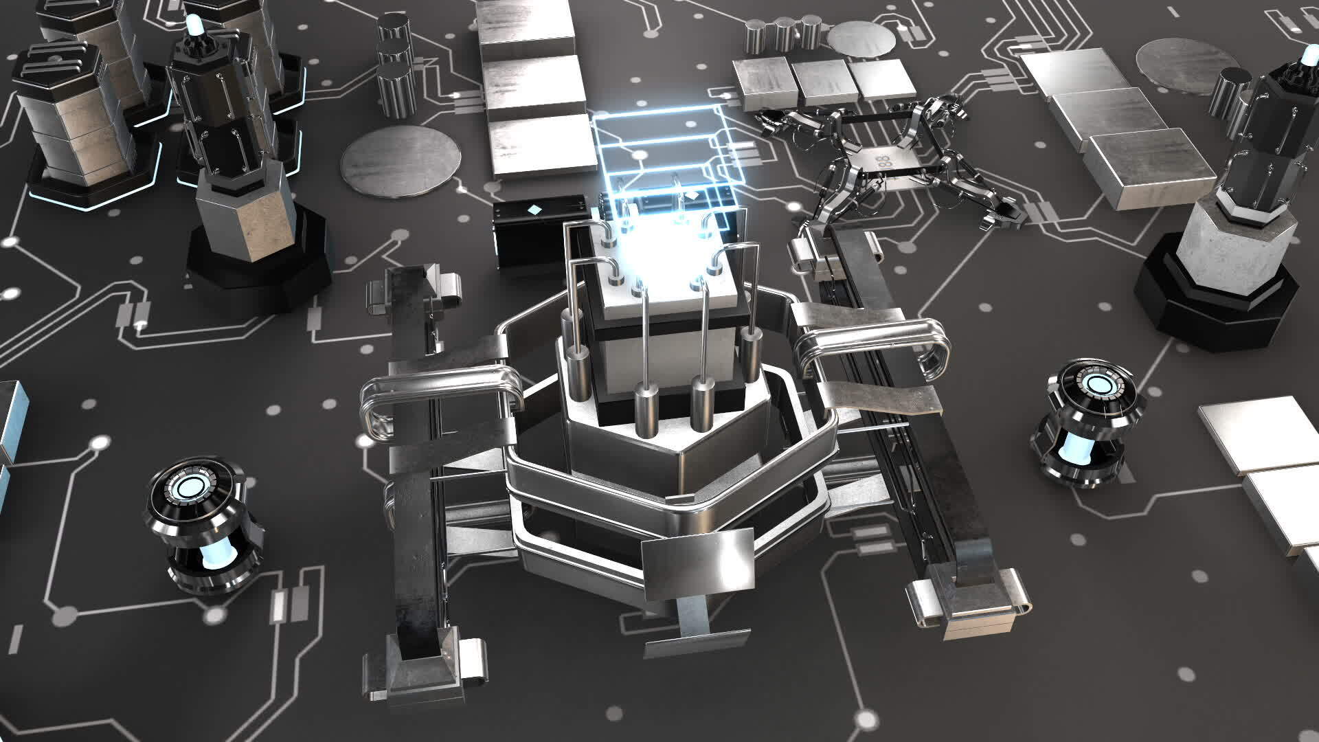 CPU Machine Loop 44255104 Stock Video at Vecteezy