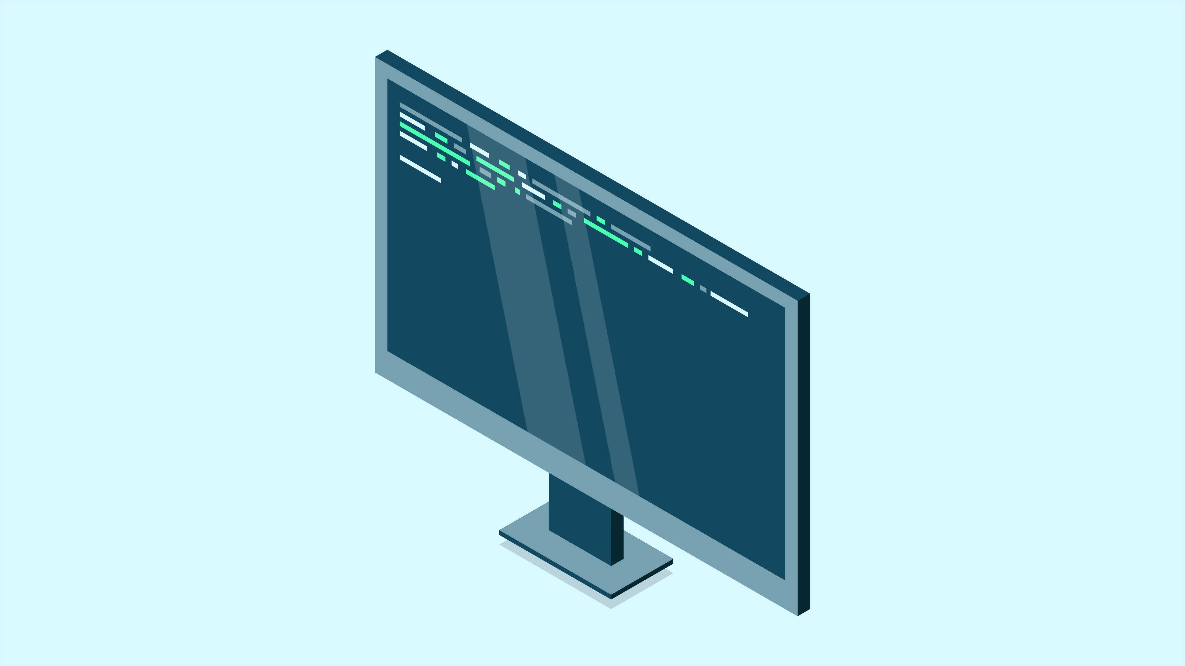 Isometric monitor animation. Computer monitor isometric desktop. Modern ... Isometric monitor animation. Computer monitor isometric desktop. Modern ...