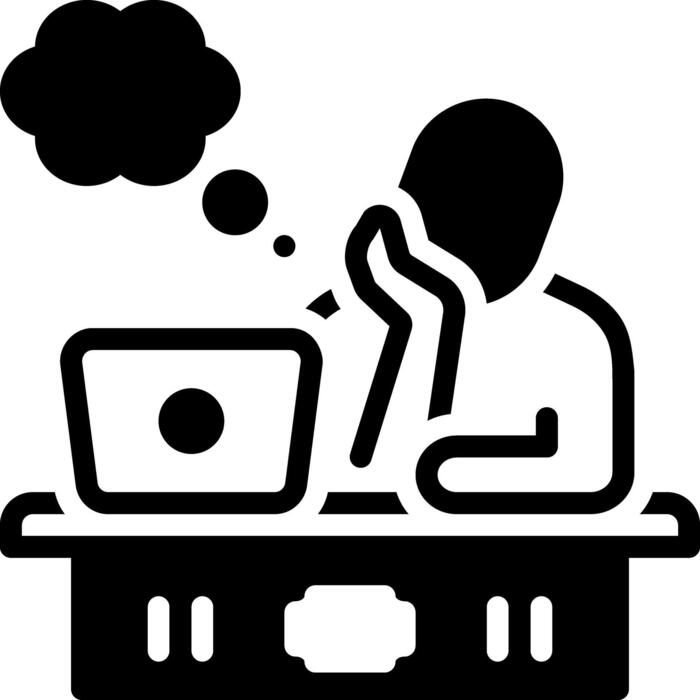 Computer Thinking Vector Art, Icons, and Graphics for Free Download