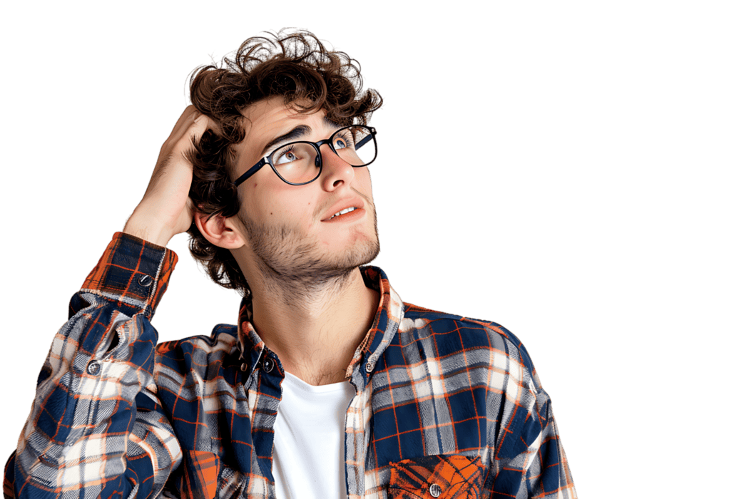 Confused Man PNGs for Free Download