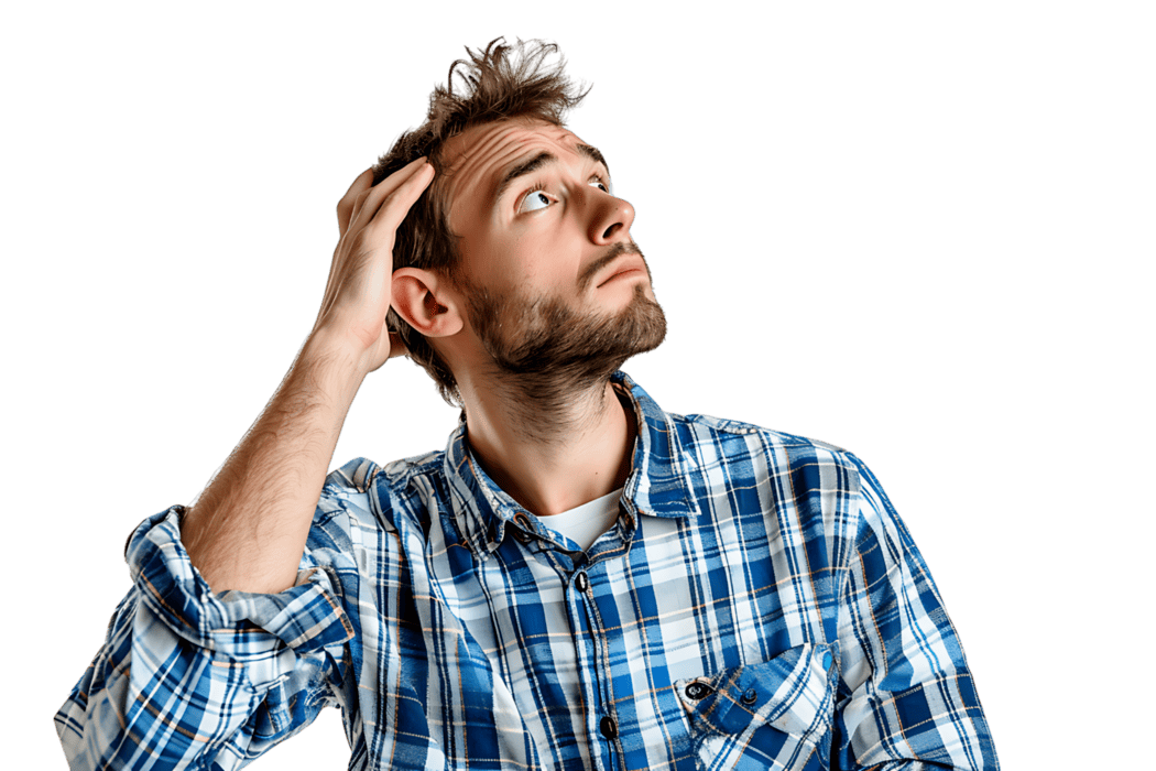 Confused Man PNGs for Free Download