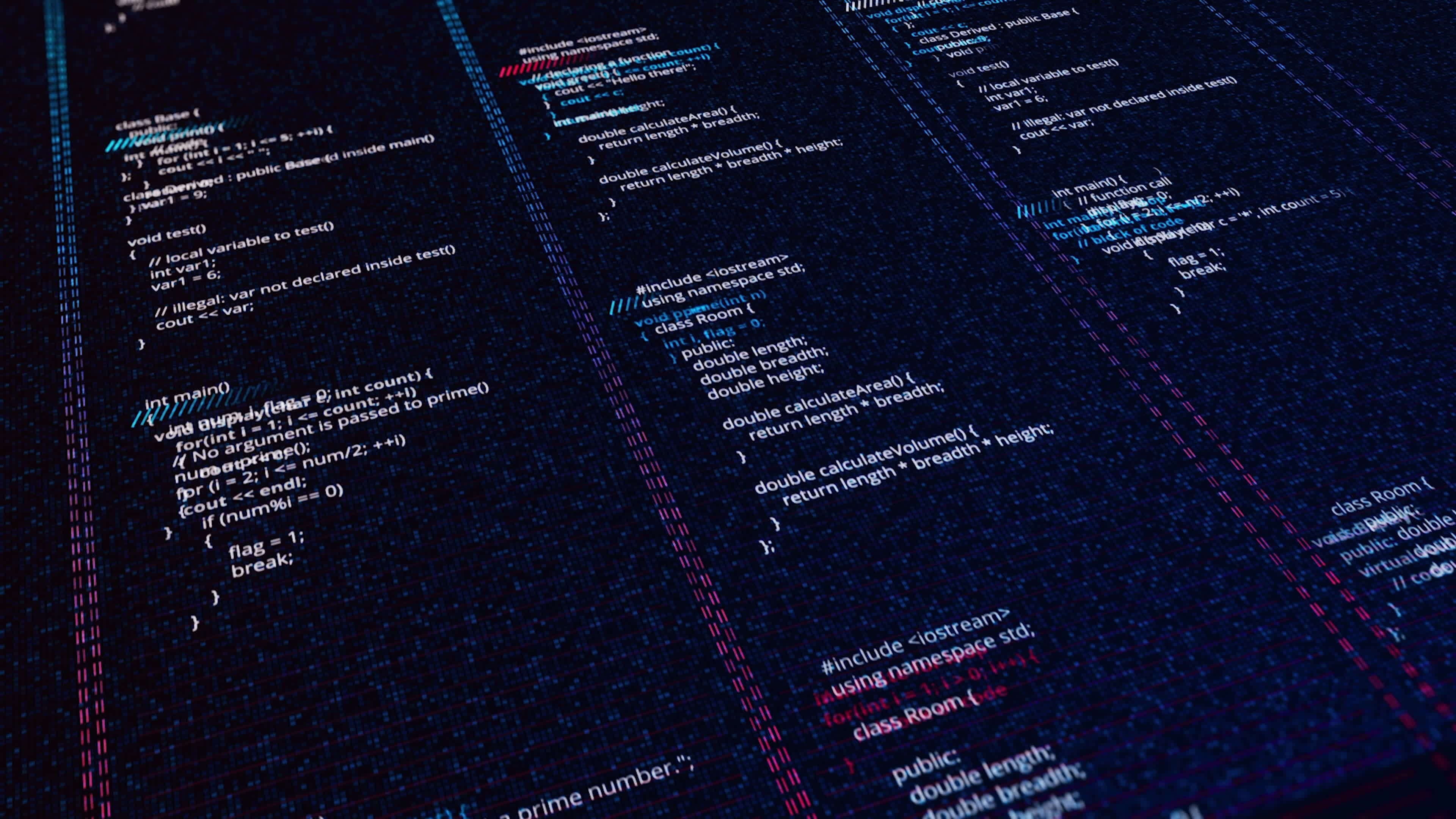 Program Coding Stock Video Footage for Free Download