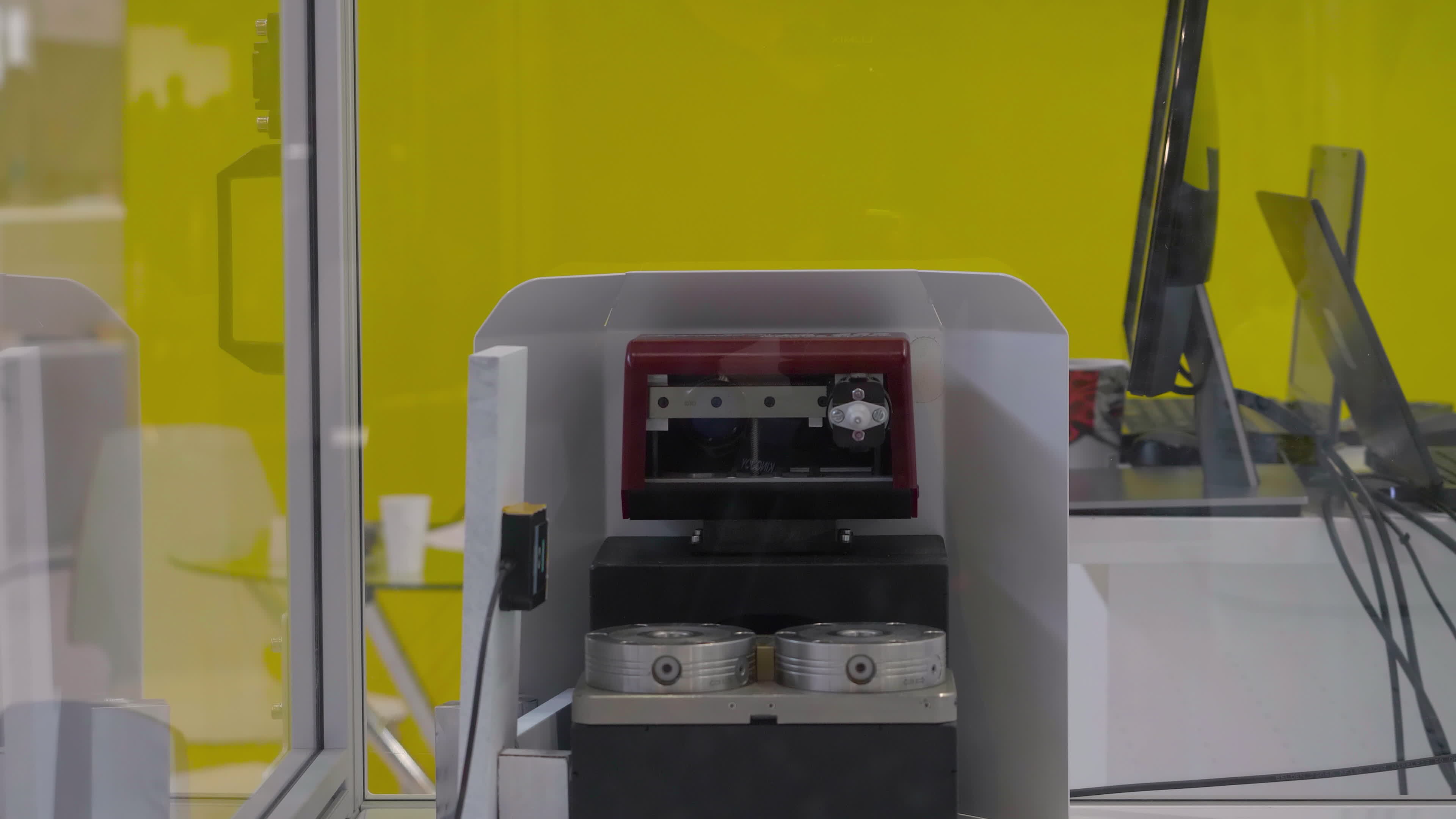 Industrial machine with computer control. HDR. Machine or automatic ...