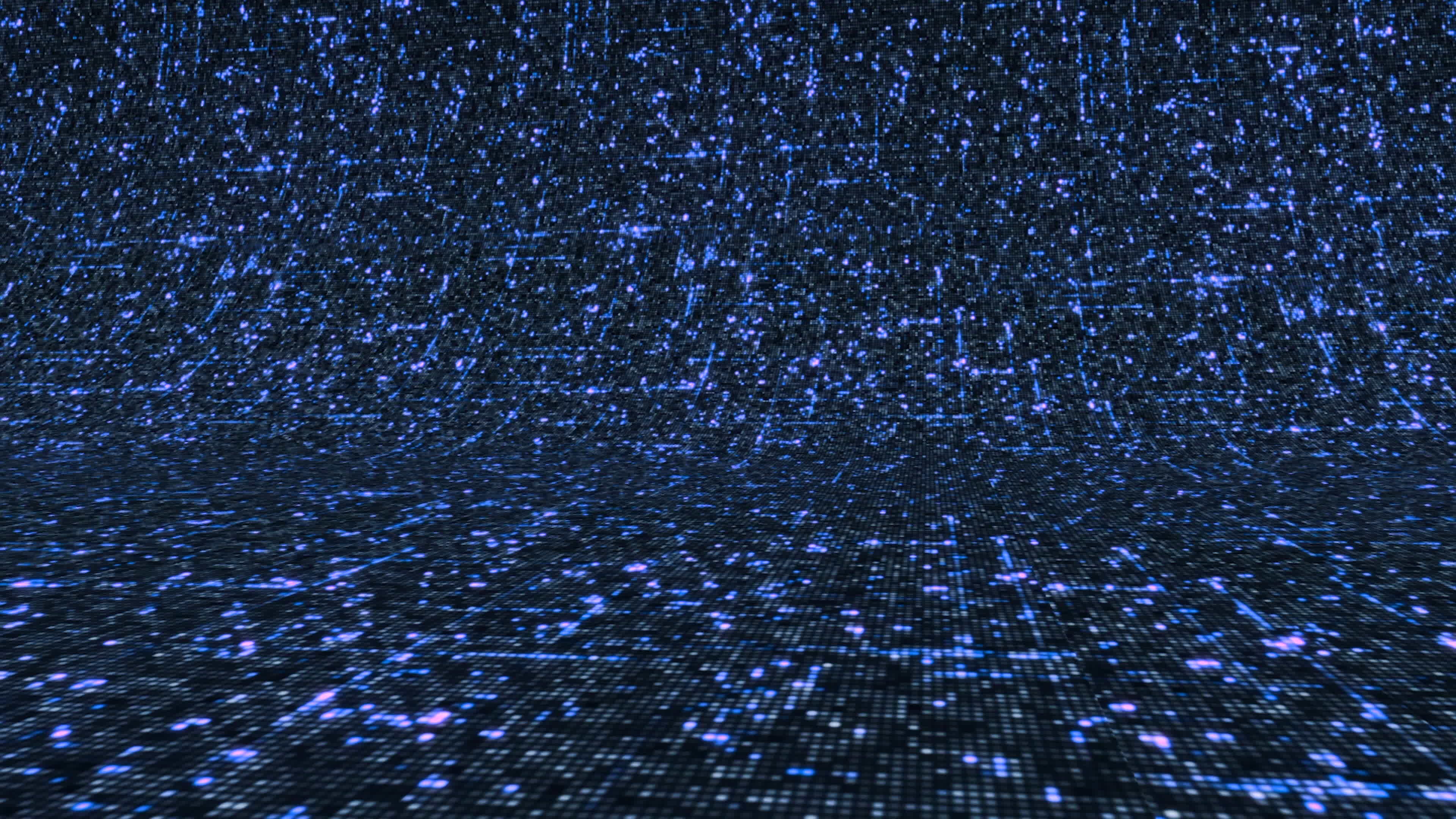luminous background bending in matrix. Animation. Beautiful background ...