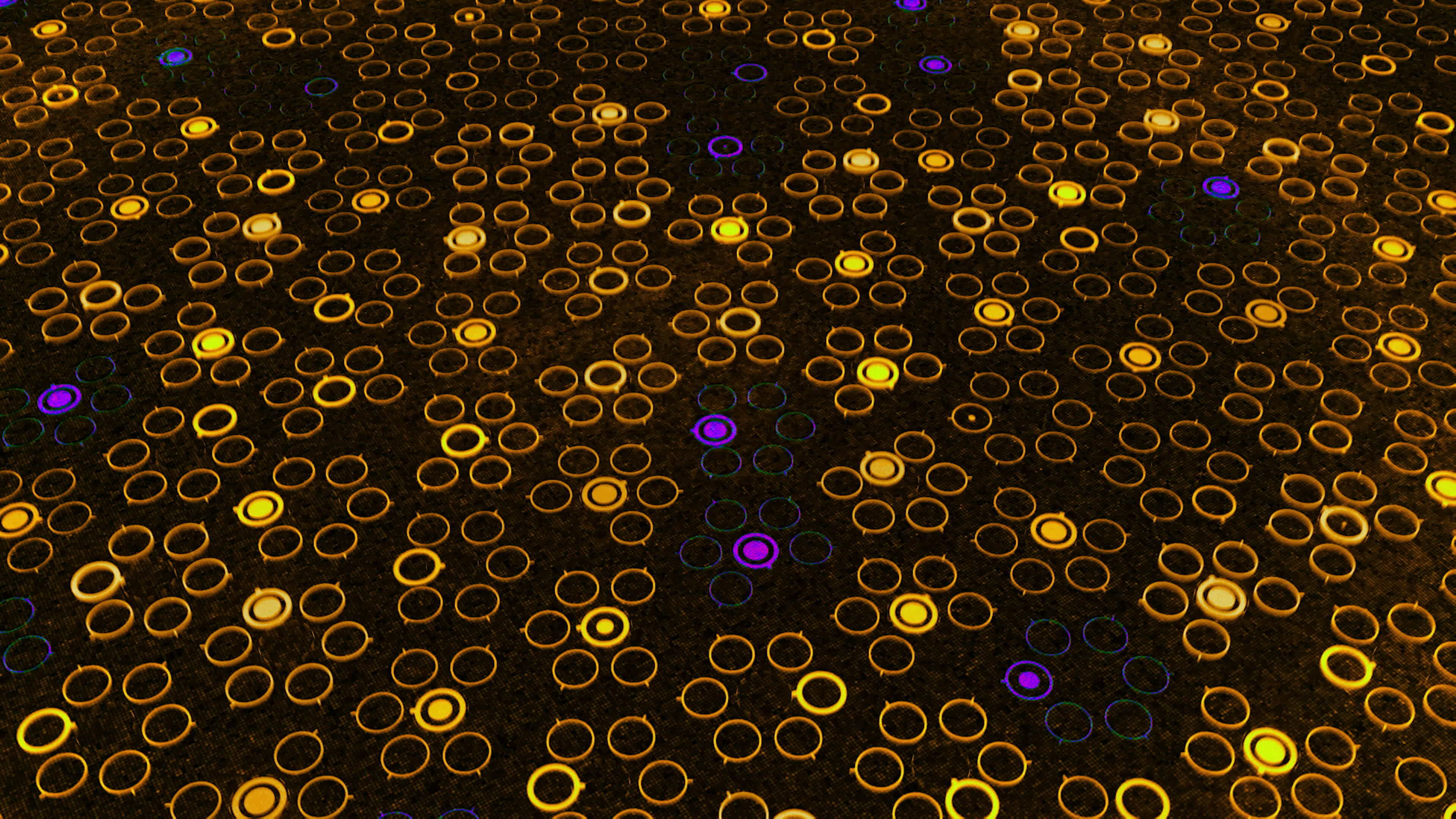 Glowing Electronic Pattern Of Moving Dots Animation Beautiful