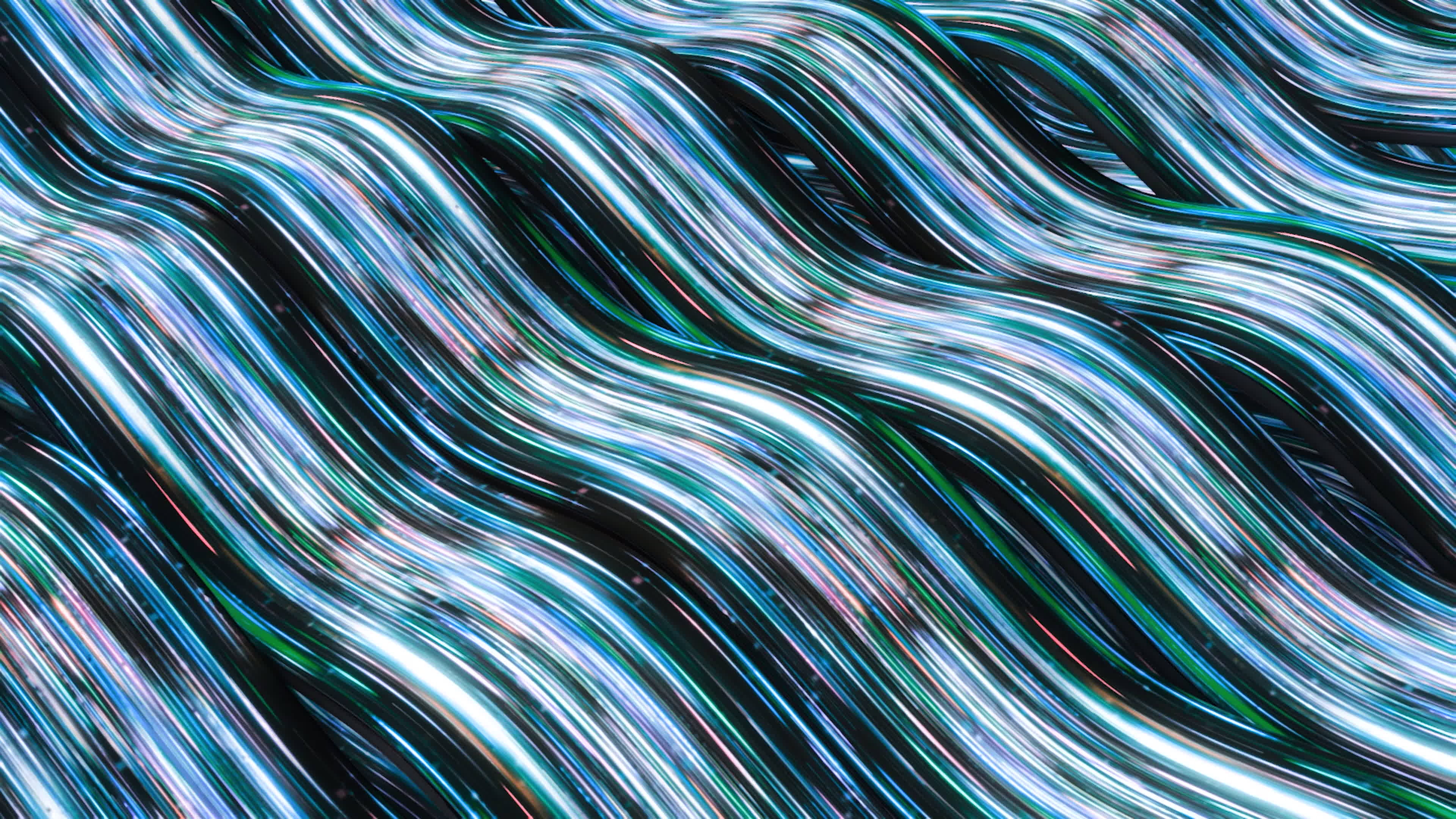 Wavy paths of glowing lines. Animation. Luminous streams of energy ... Wavy paths of glowing lines. Animation. Luminous streams of energy ...