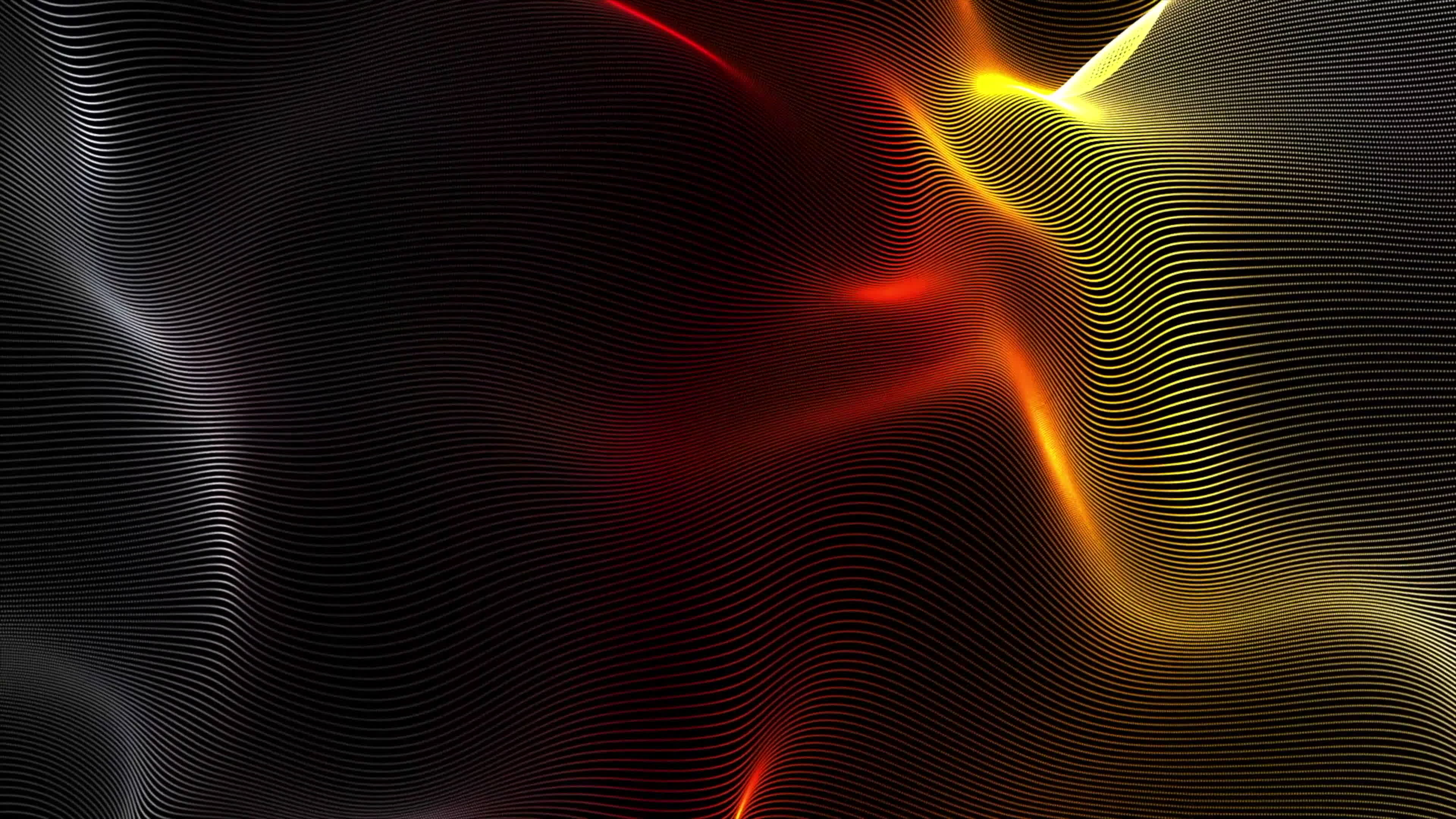 Abstract Colorful Neuronet With Colorful Light Flares Seamless Loop Motion Thin Wavy Texture