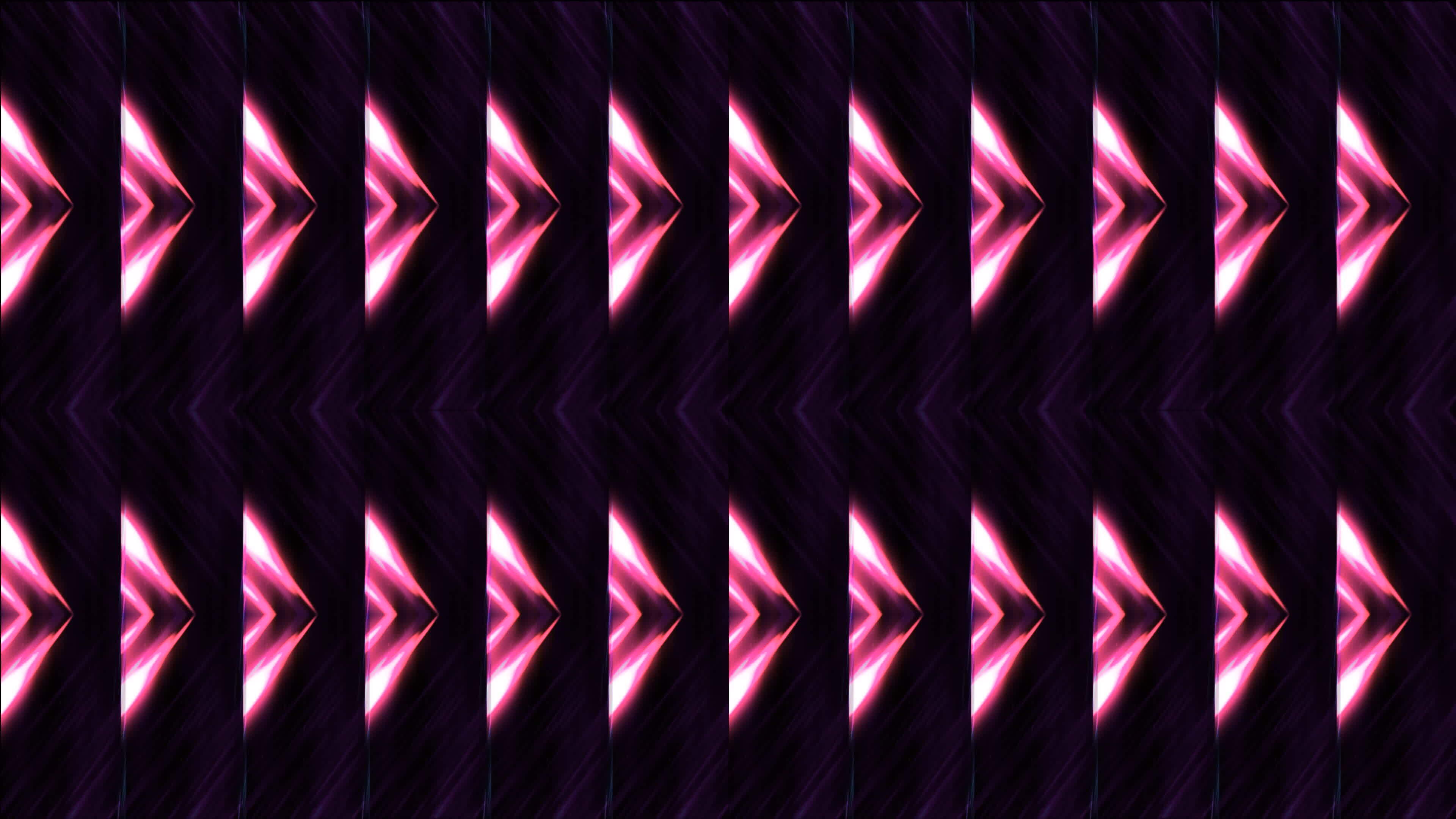 Neon Shimmering Triangles In Pattern Modern Hypnotic Repeating Pattern Of Triangular Lines