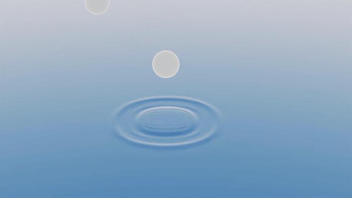 Animated Water Drop Stock Video Footage For Free Download