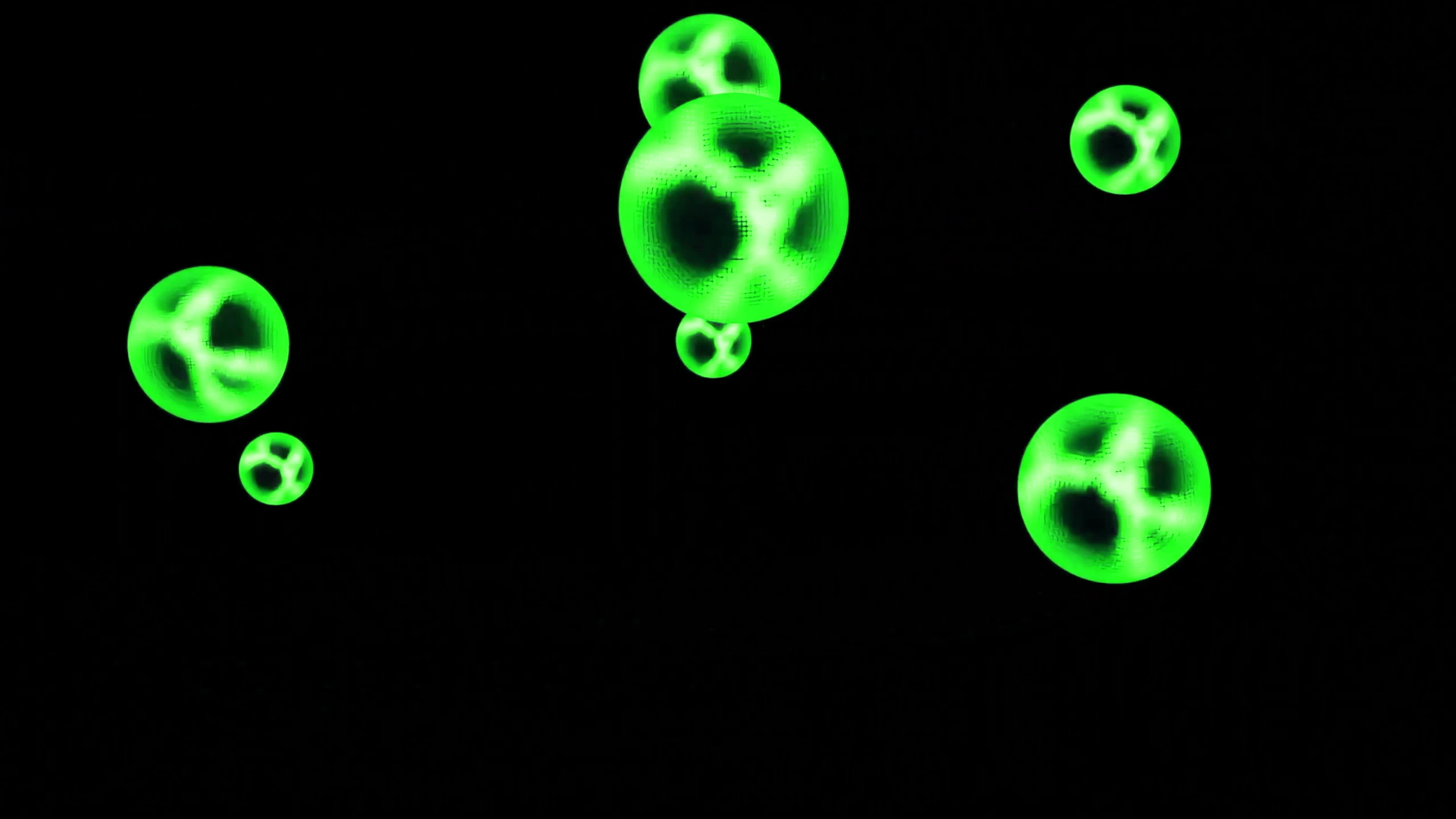 Green Orbs 4k Motion Background Stock Video Footage for Free Download