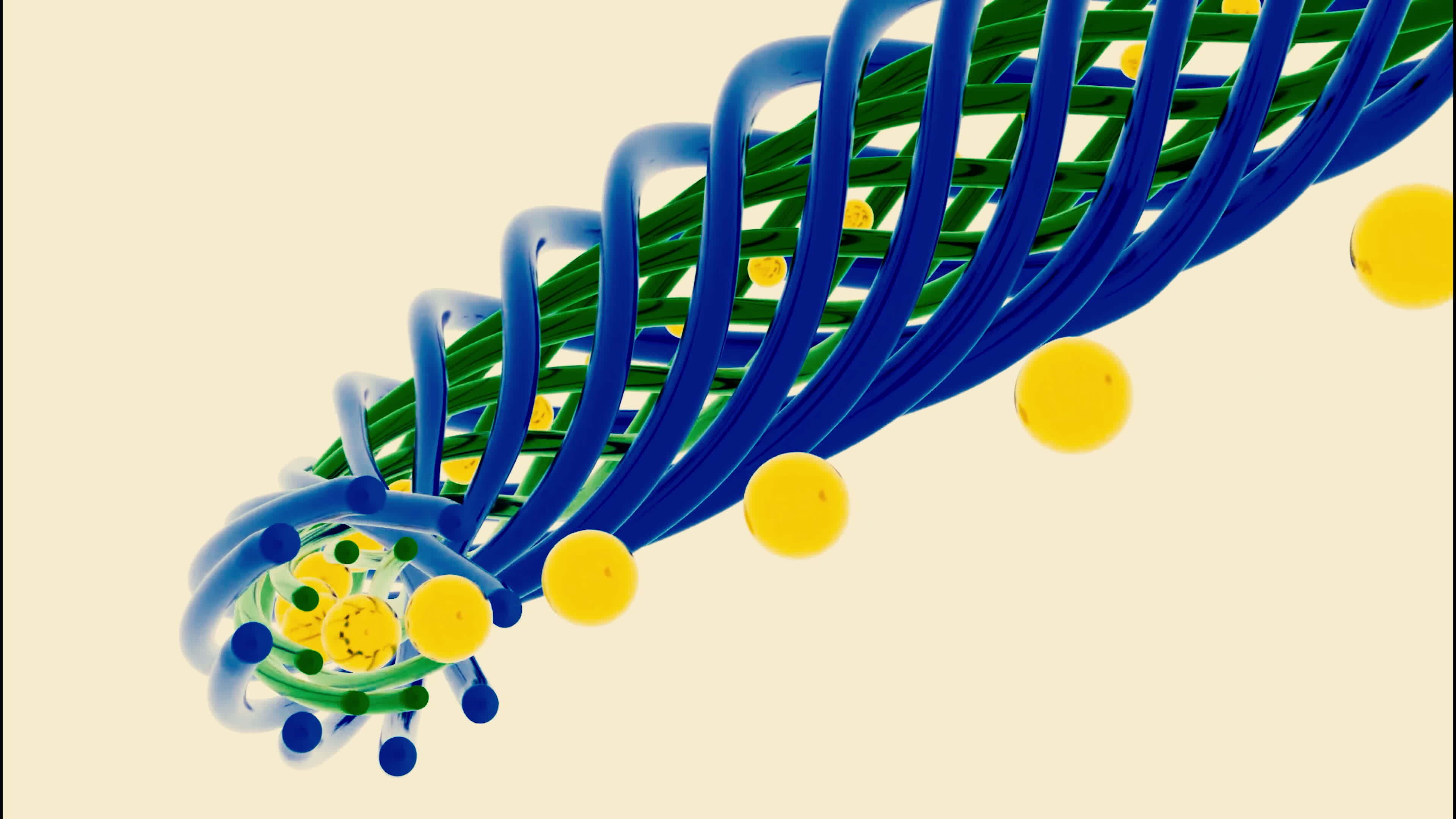 Abstract moving spiral shaped object isolated on a white background ...