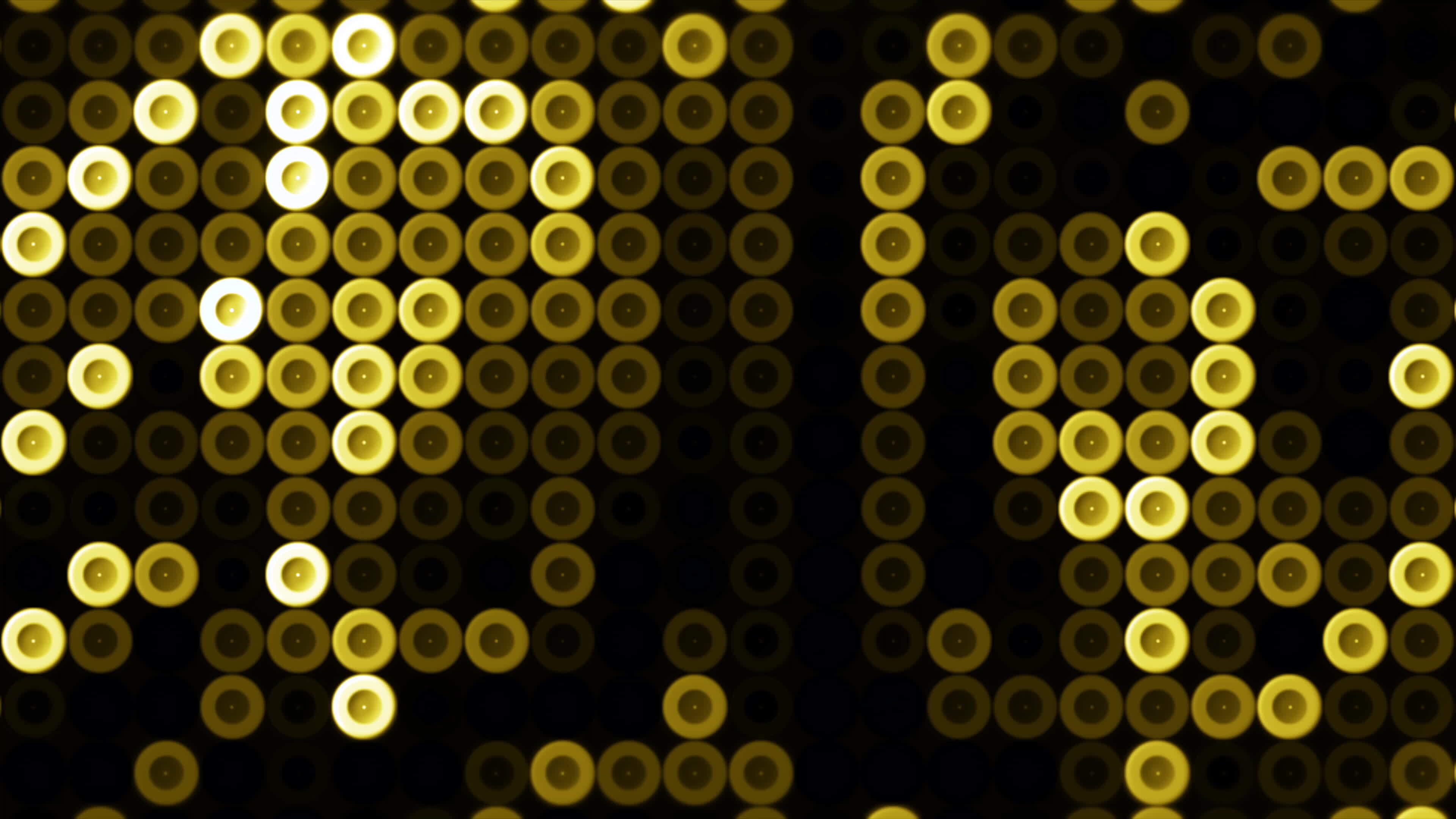 Animation with moving shiny dots. Motion. Stylish computer background with glowing colored dots ...