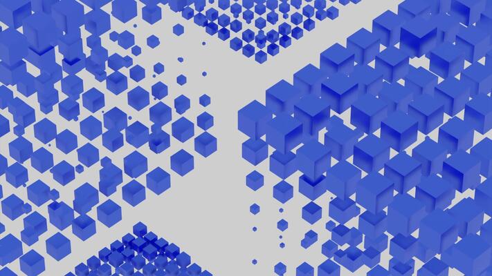 Background Loopable Cubes Stock Video Footage for Free Download