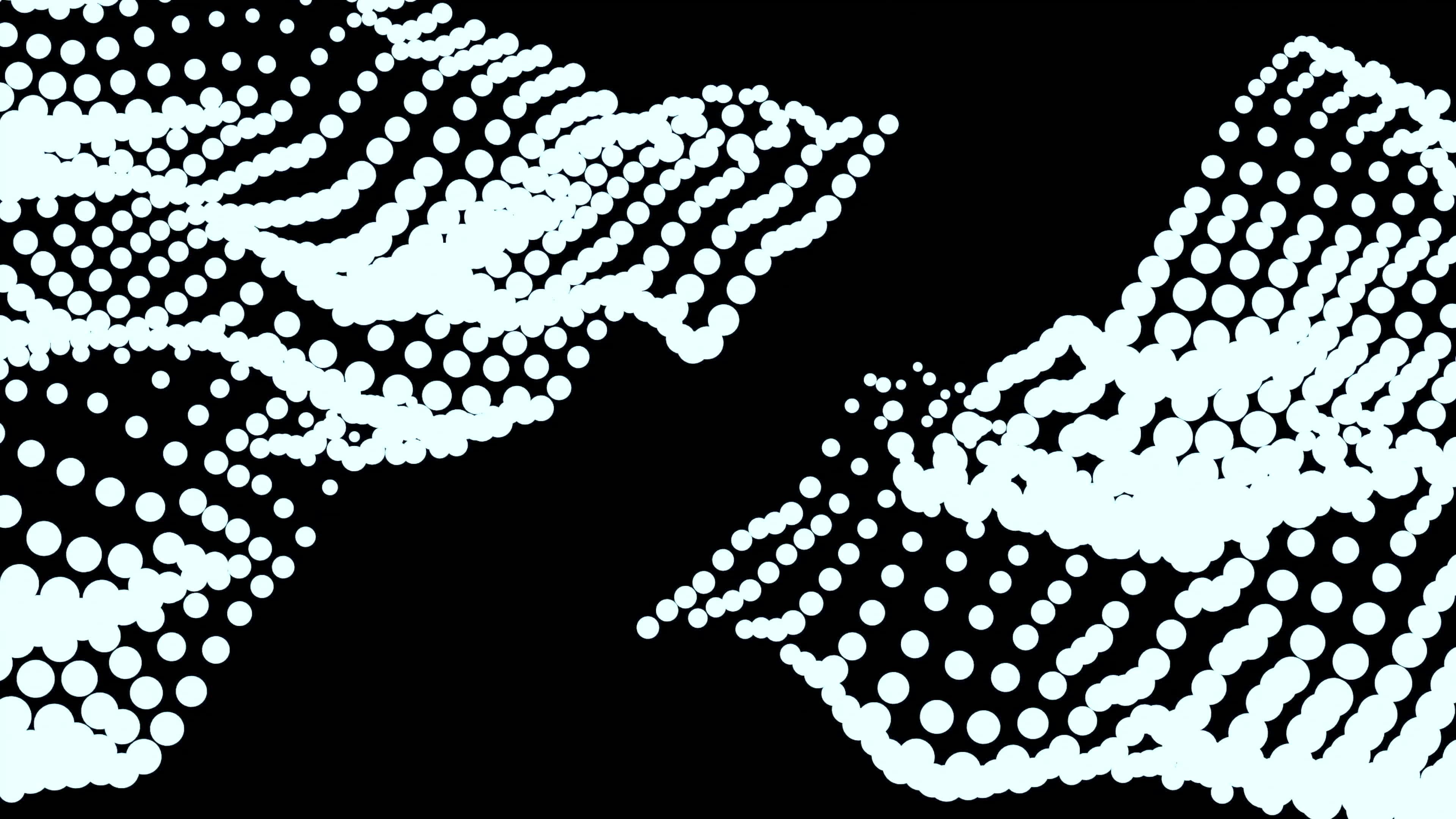 Dot Waves Stock Video Footage for Free Download