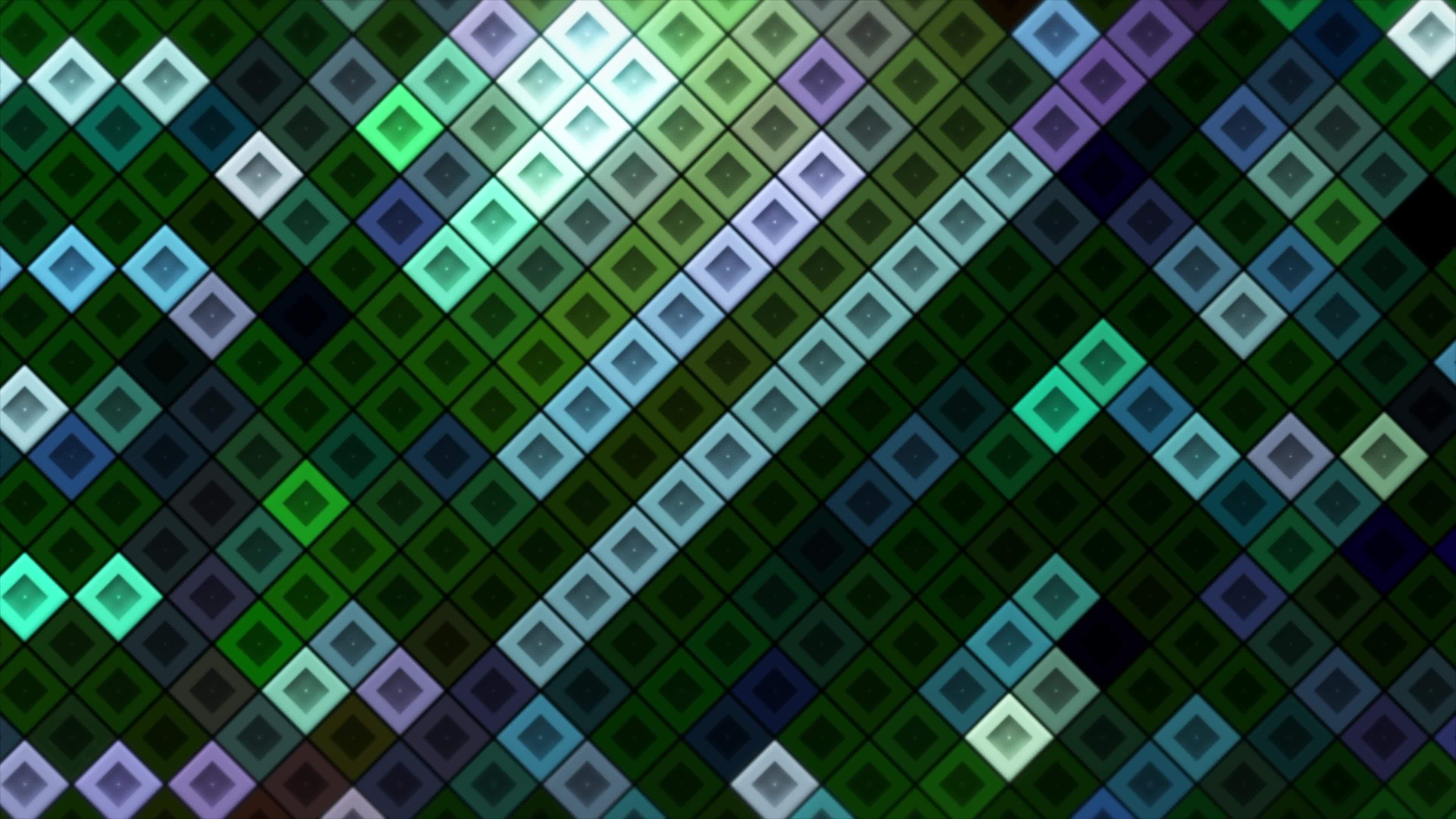 Abstract Diagonal Square Mosaic Pattern Background Seamless Loop
