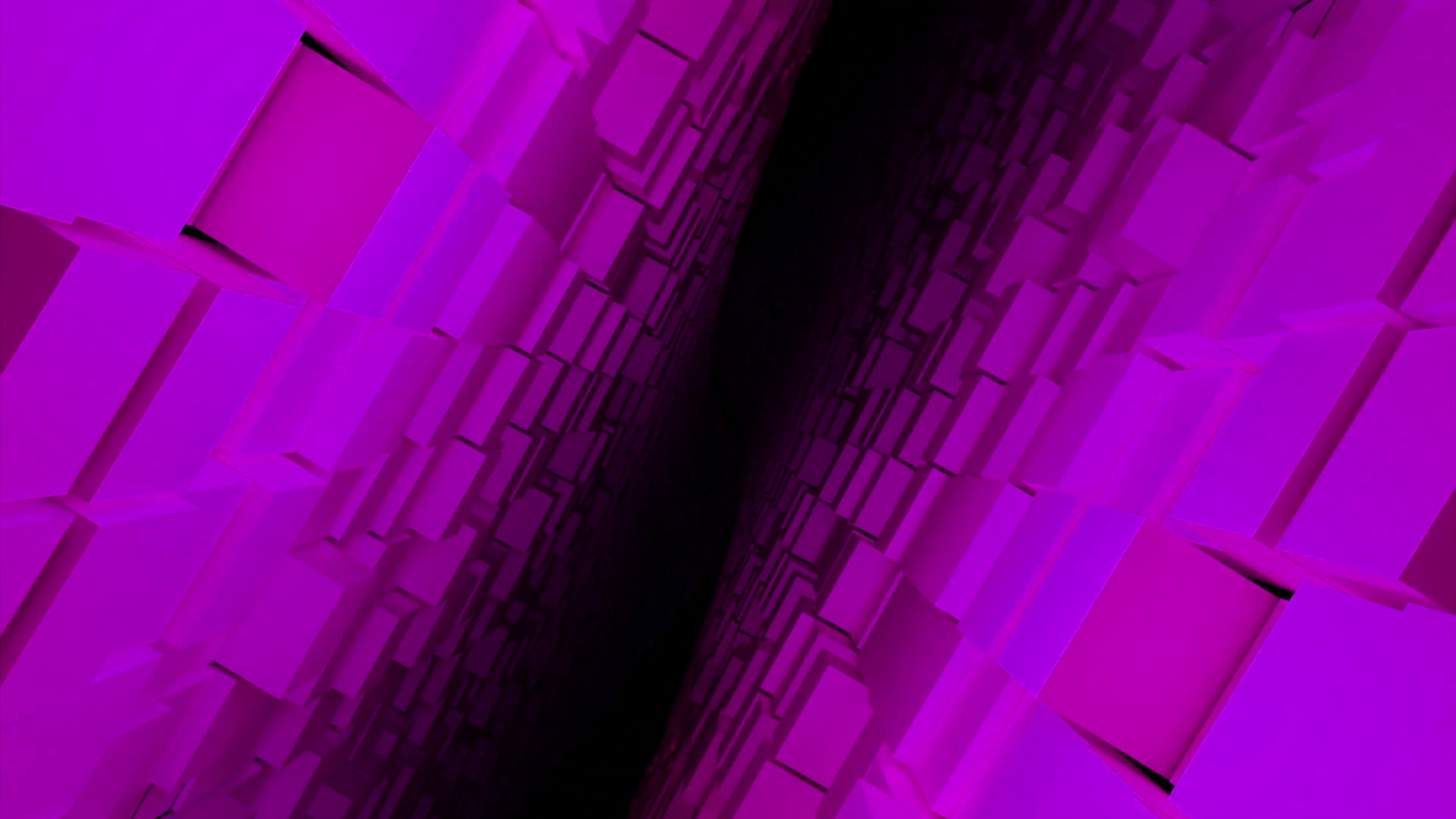Virtual space between walls. Design. Dark chasm between bright walls ... Virtual space between walls. Design. Dark chasm between bright walls ...