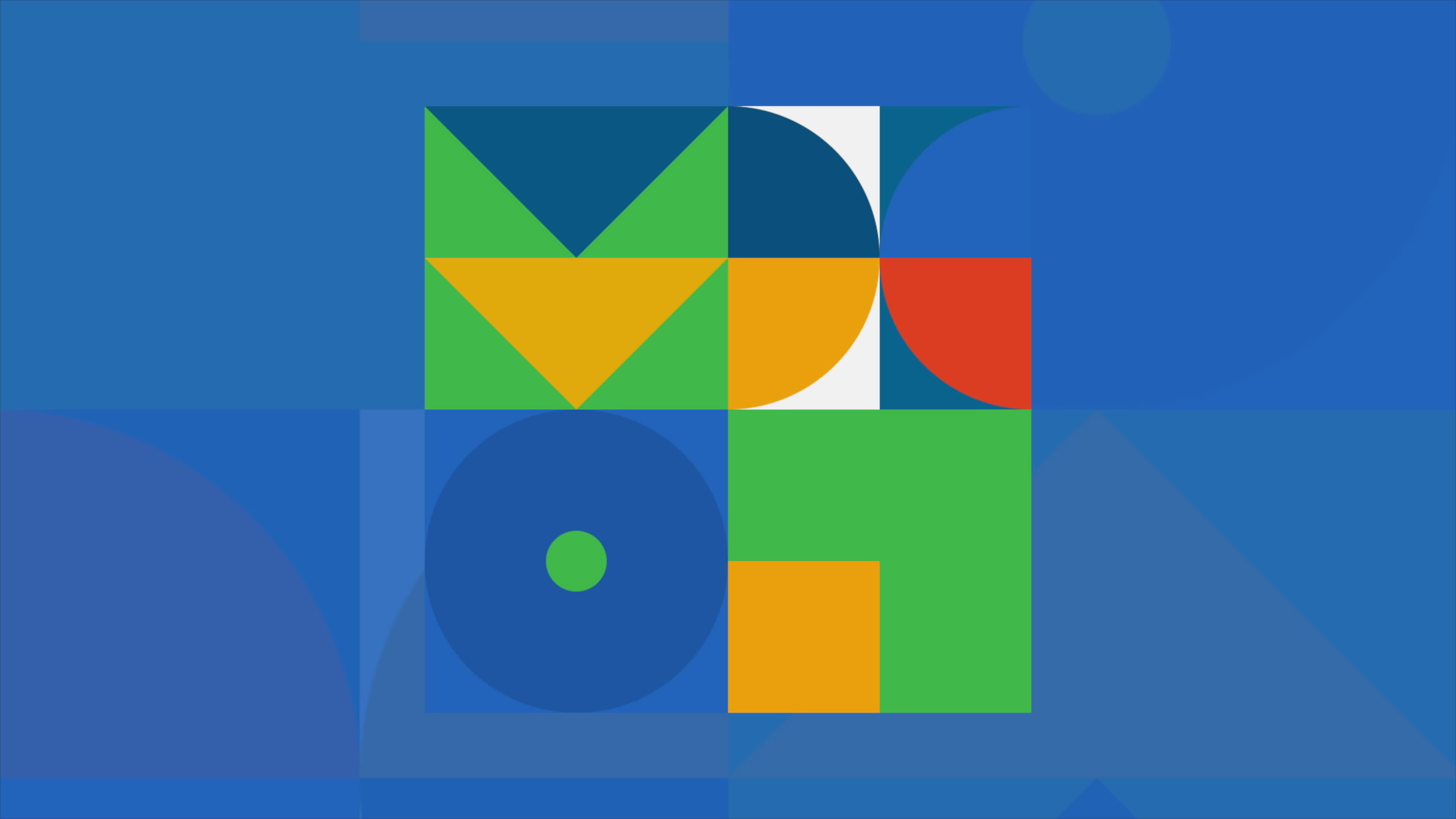 Square with moving geometric shapes. Motion. Stylish animation with ...