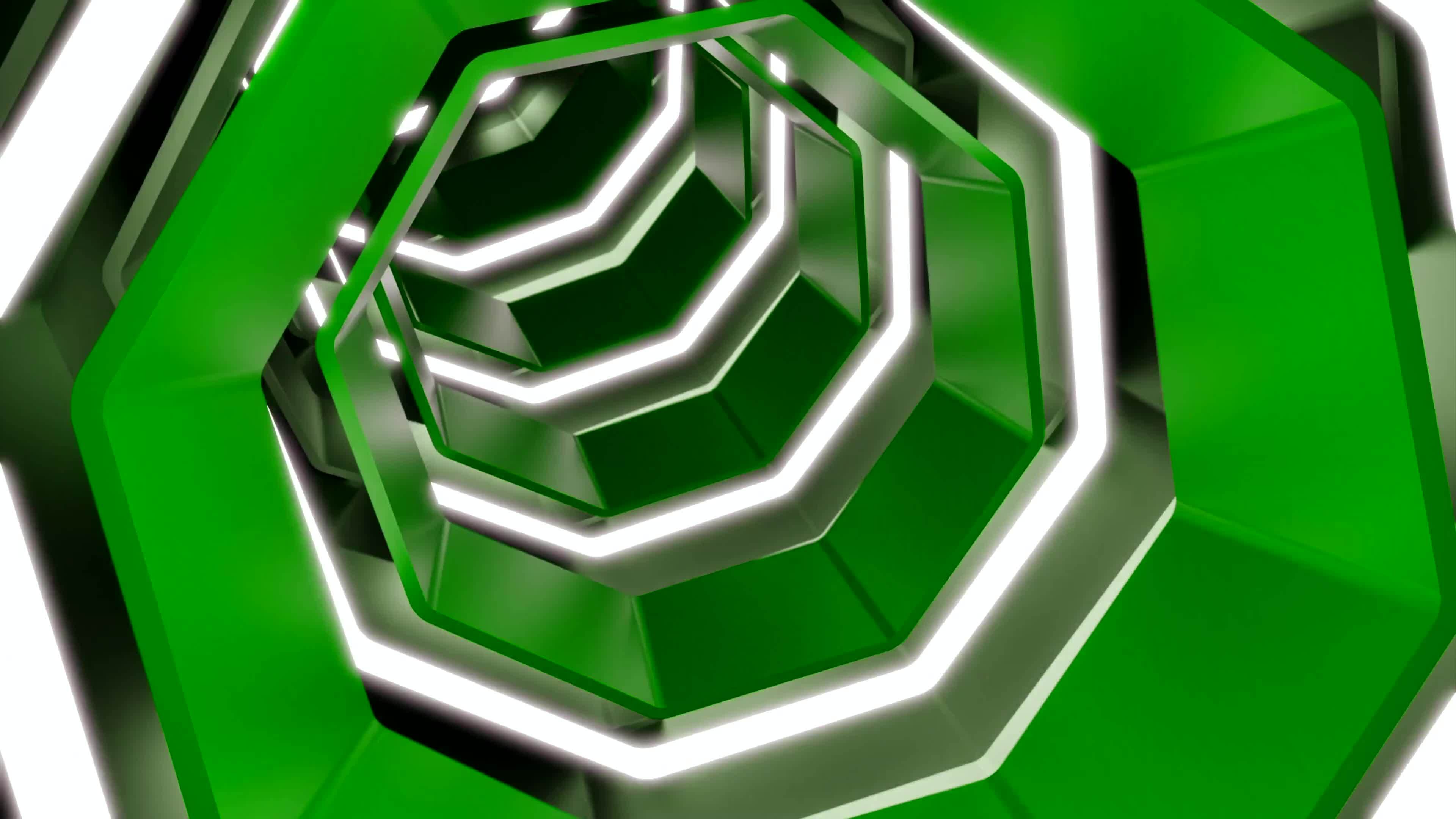 Flashing 3d tunnel with shift. Design. Bright flashing tunnel with sharp flashes of light lines ...