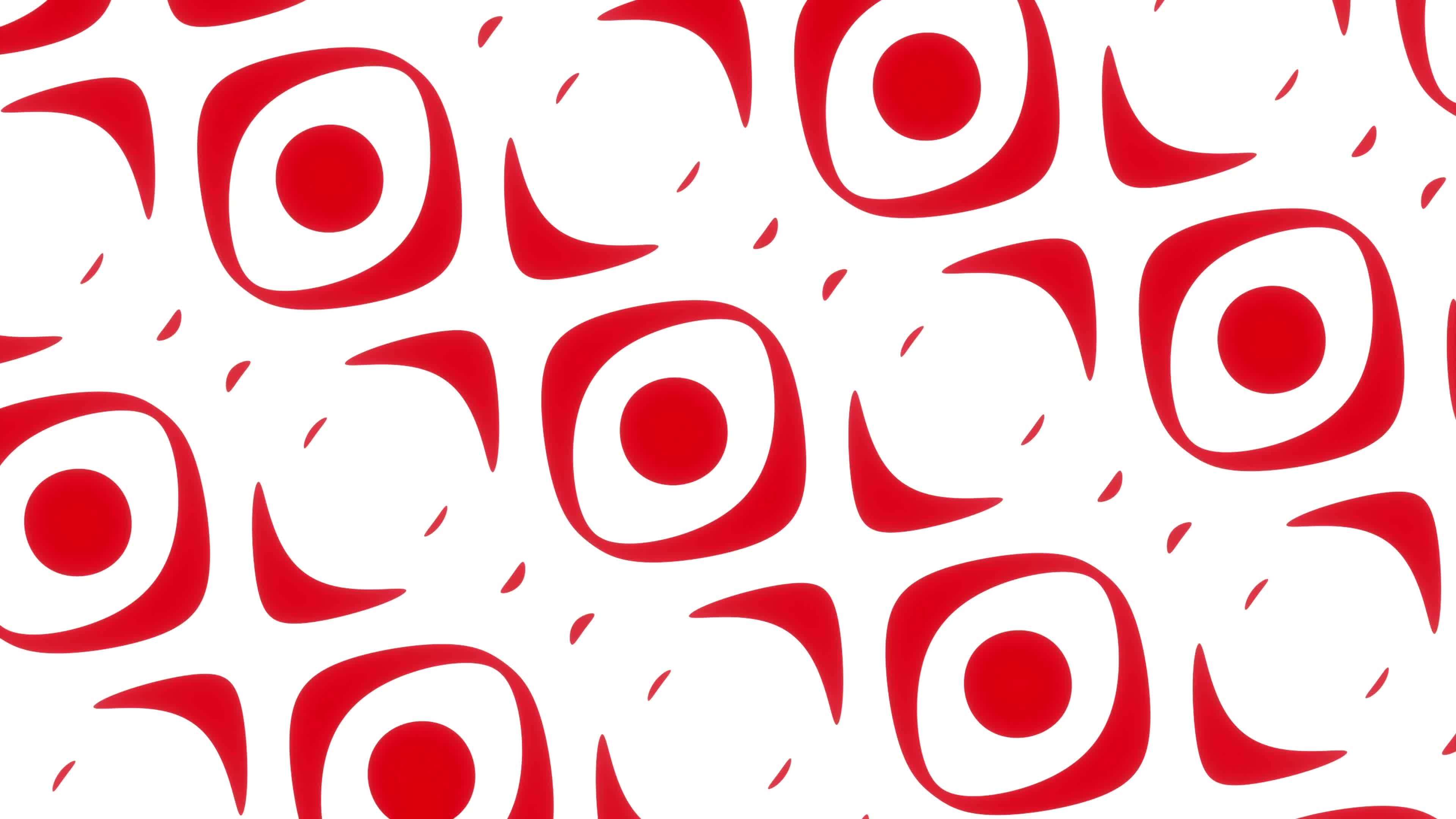 Abstract Kaleidoscopic Background With Transforming Geometric Shapes