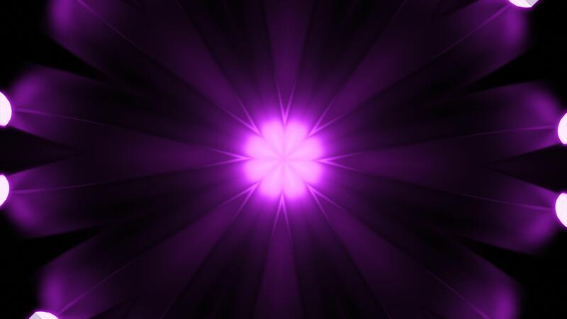 Pulsating hypnotic animation in center. Design. Dark background rays ...