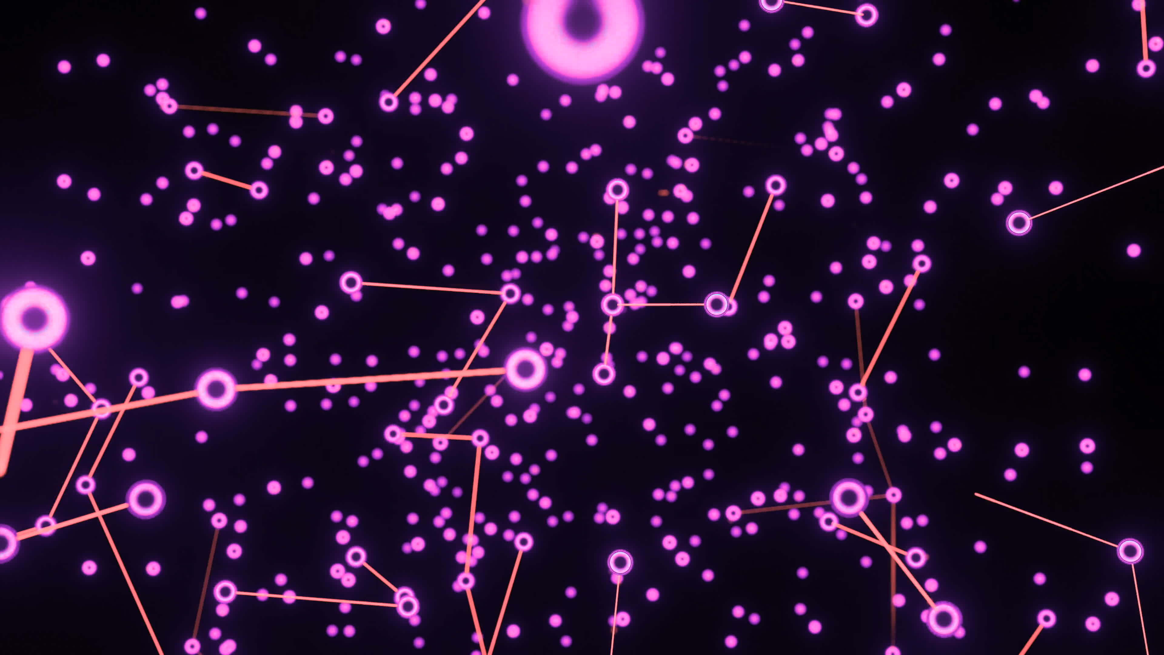 Plexus Of Abstract Lines Triangles And Dots Design Abstract Endless