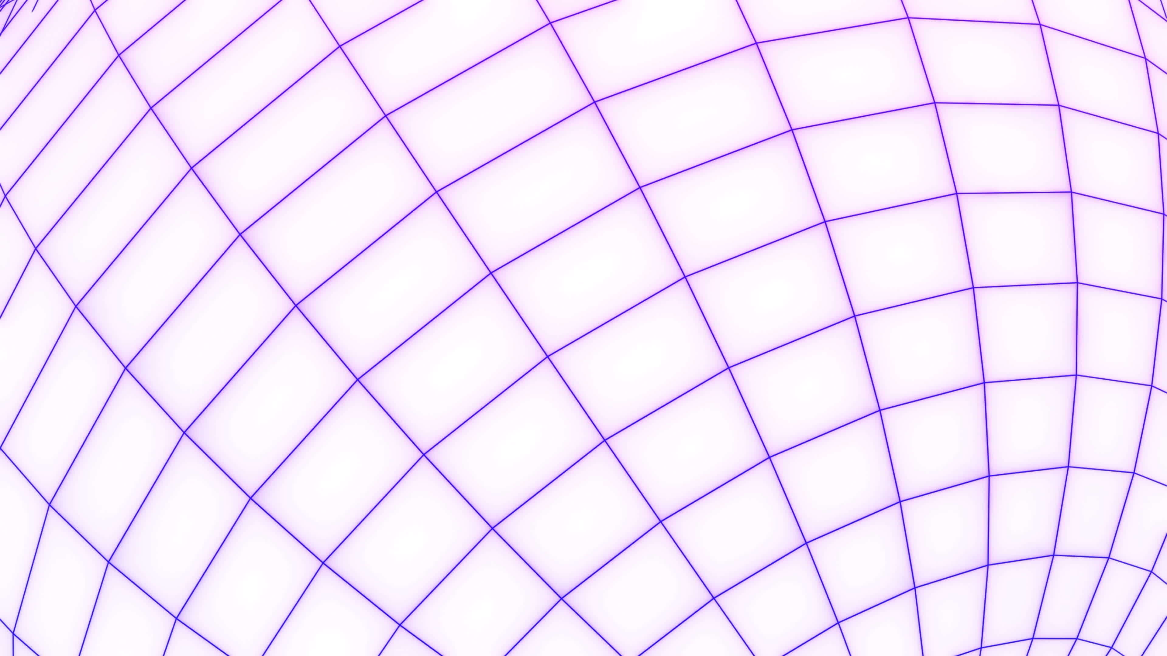 Spherical cell moves on white background. Design. Animation of simple moving grid with circular ...