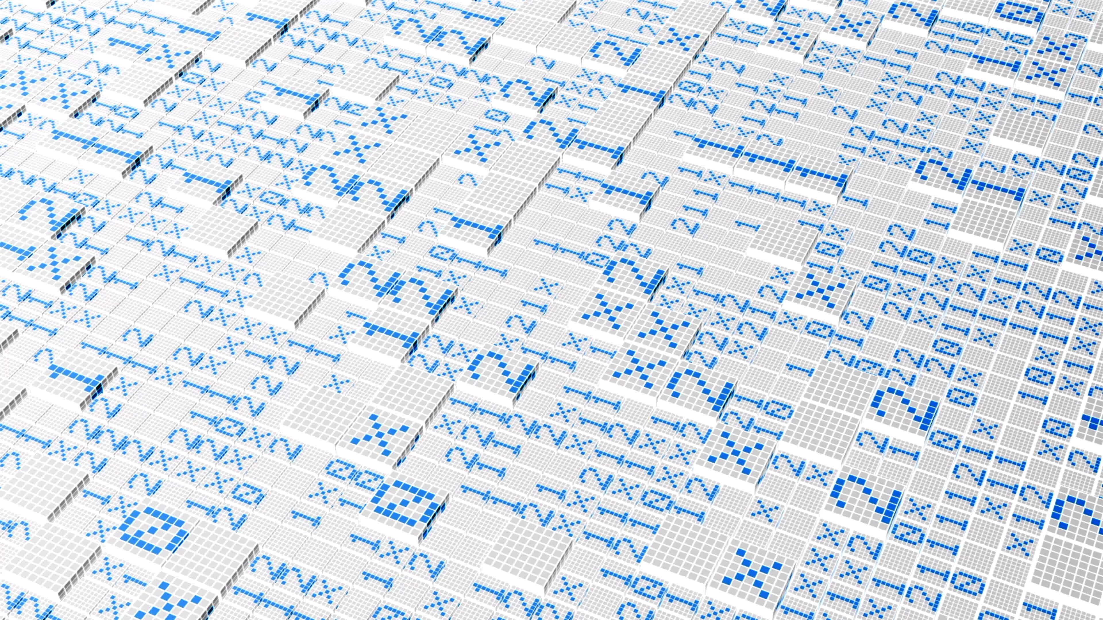 Abstract mosaic square tiles, creative coding. Motion. Tiles with ...