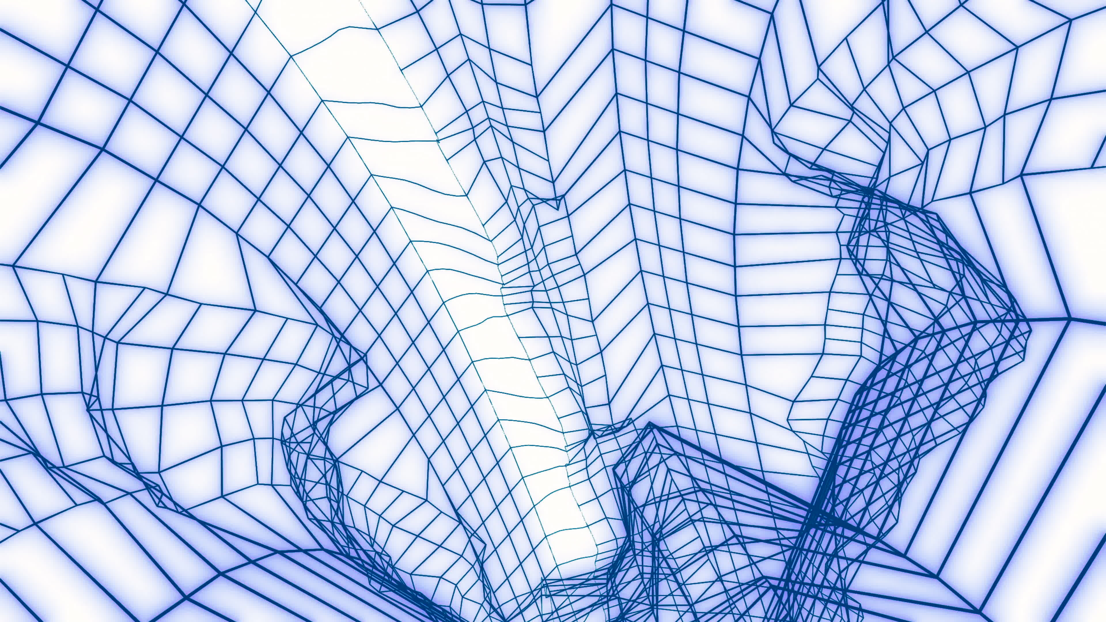 Abstract square grid moving and bending tube. Motion. Flying inside ... Abstract square grid moving and bending tube. Motion. Flying inside ...